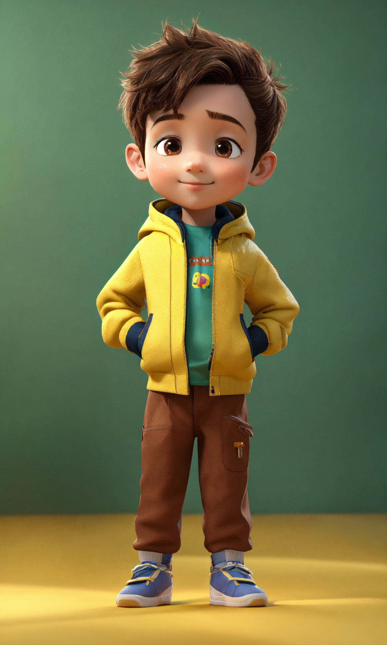 Lexica - A beautiful young a 2 years old boy , full body image of a ...