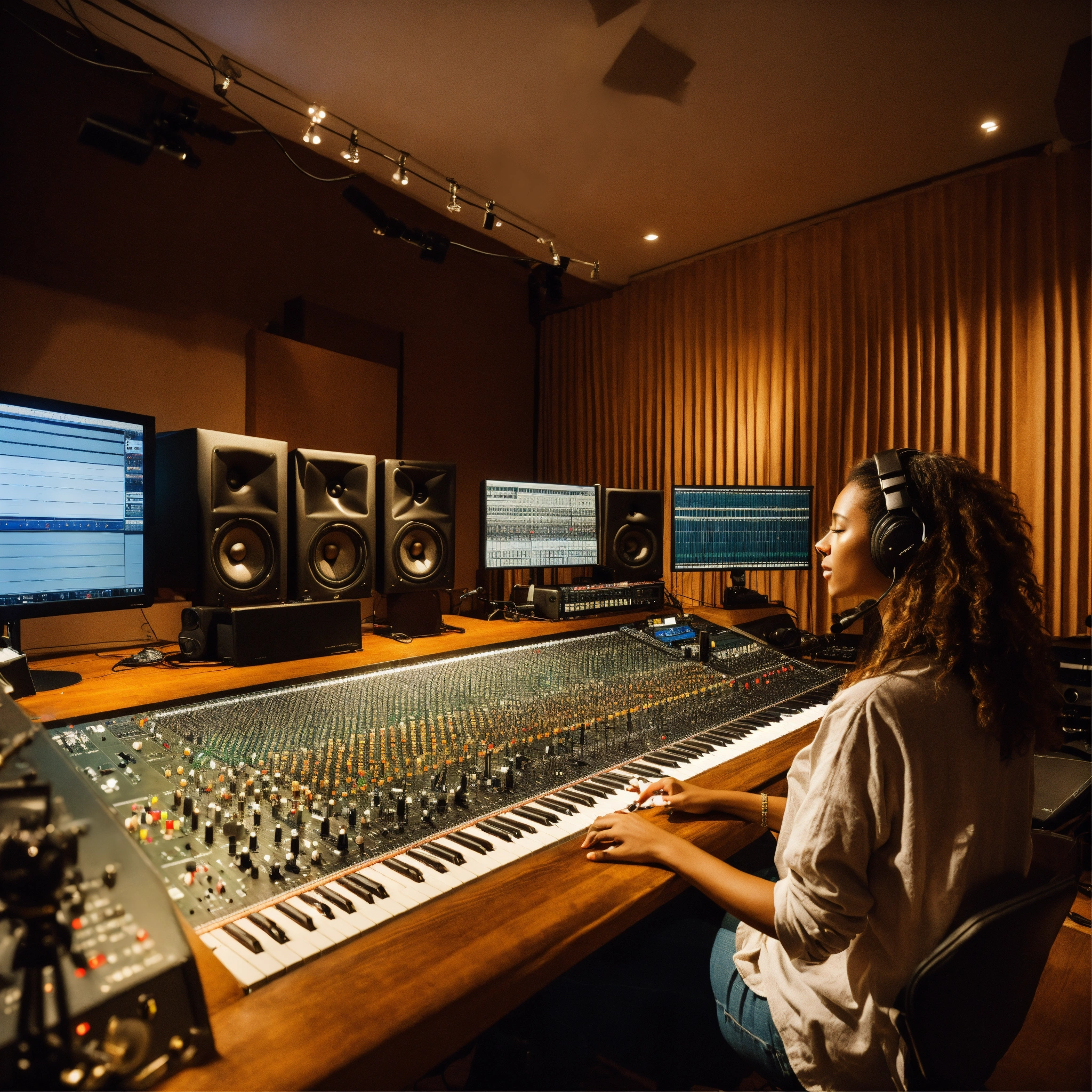 Lexica - Musicians men and women making music in home recording studios