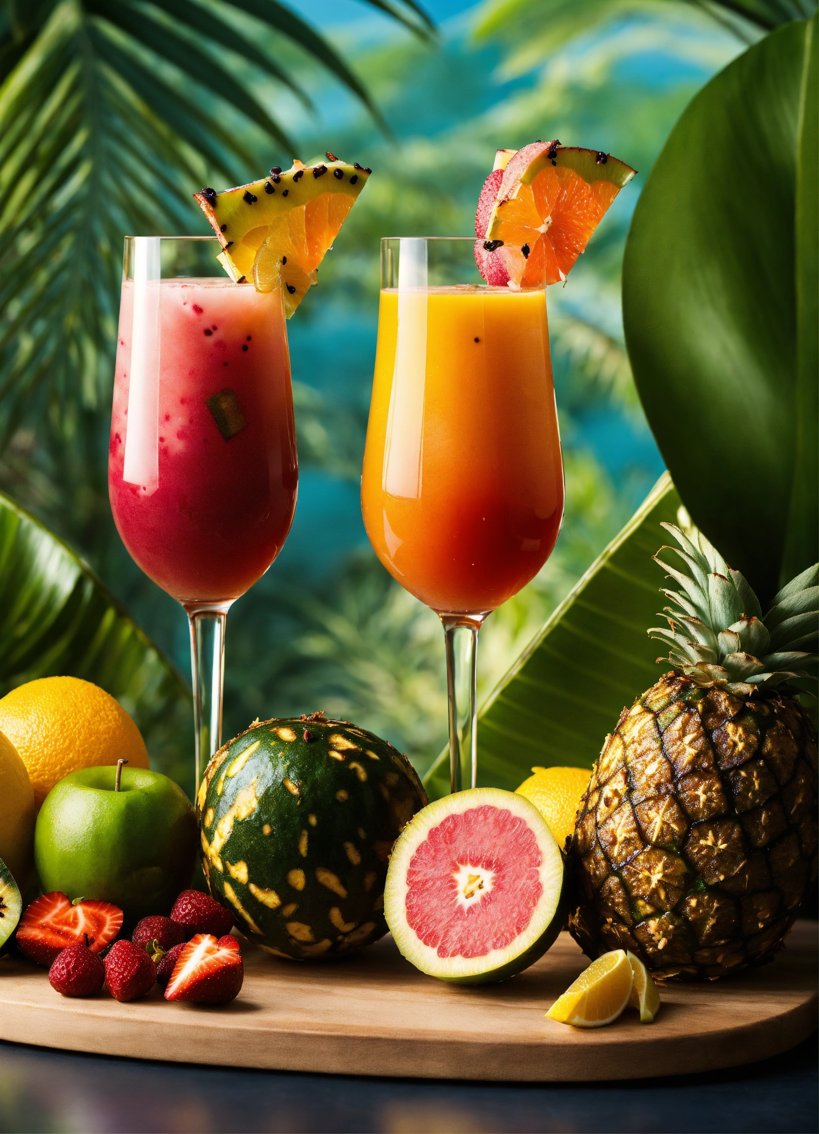 Lexica - Realistic, african cuisine, fruit garnish, fine dining ...