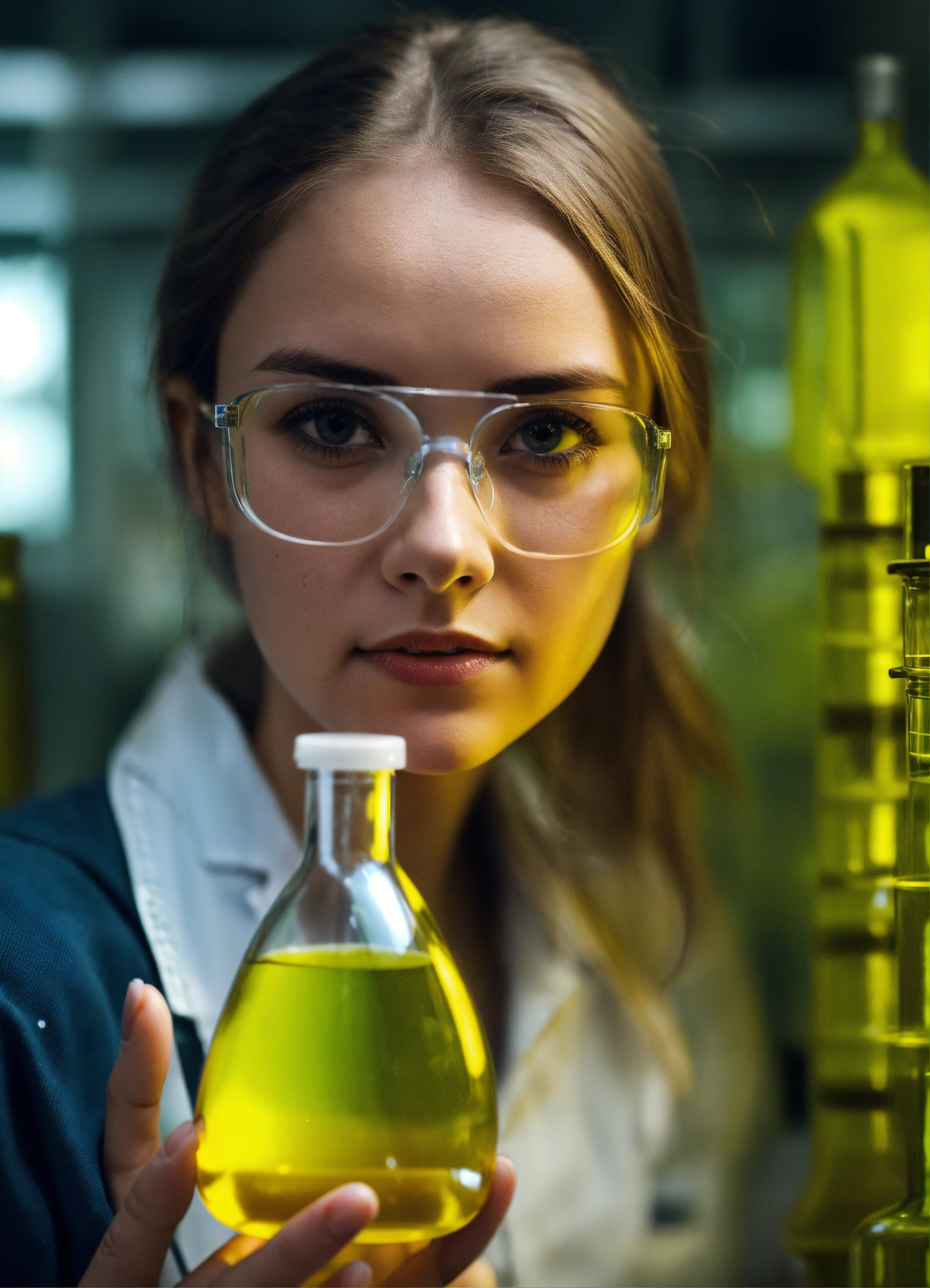 Lexica - Laboratory technician with test tube. Laboratory technician's ...