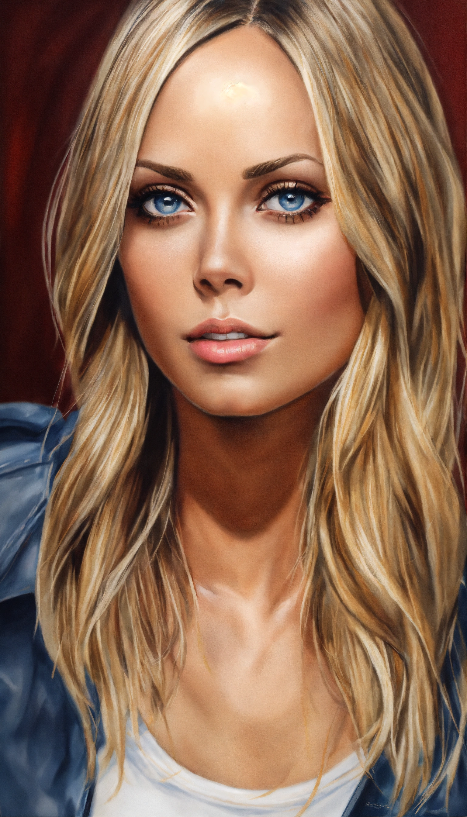 Lexica - Realistic detailed portrait Laura Vandervoort