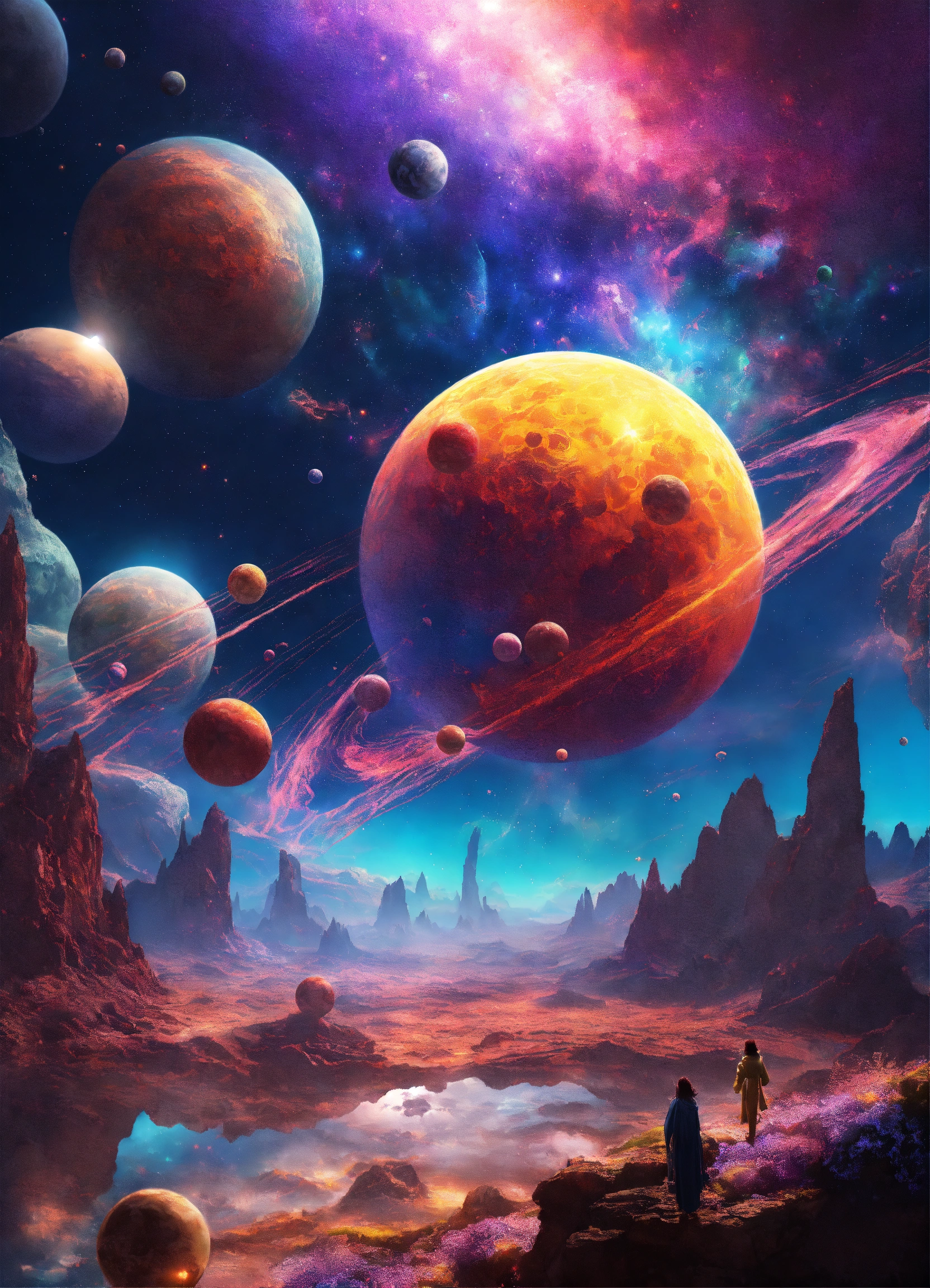 Lexica - Cosmic Reverie Description In the first NFT of "The Multiverse ...