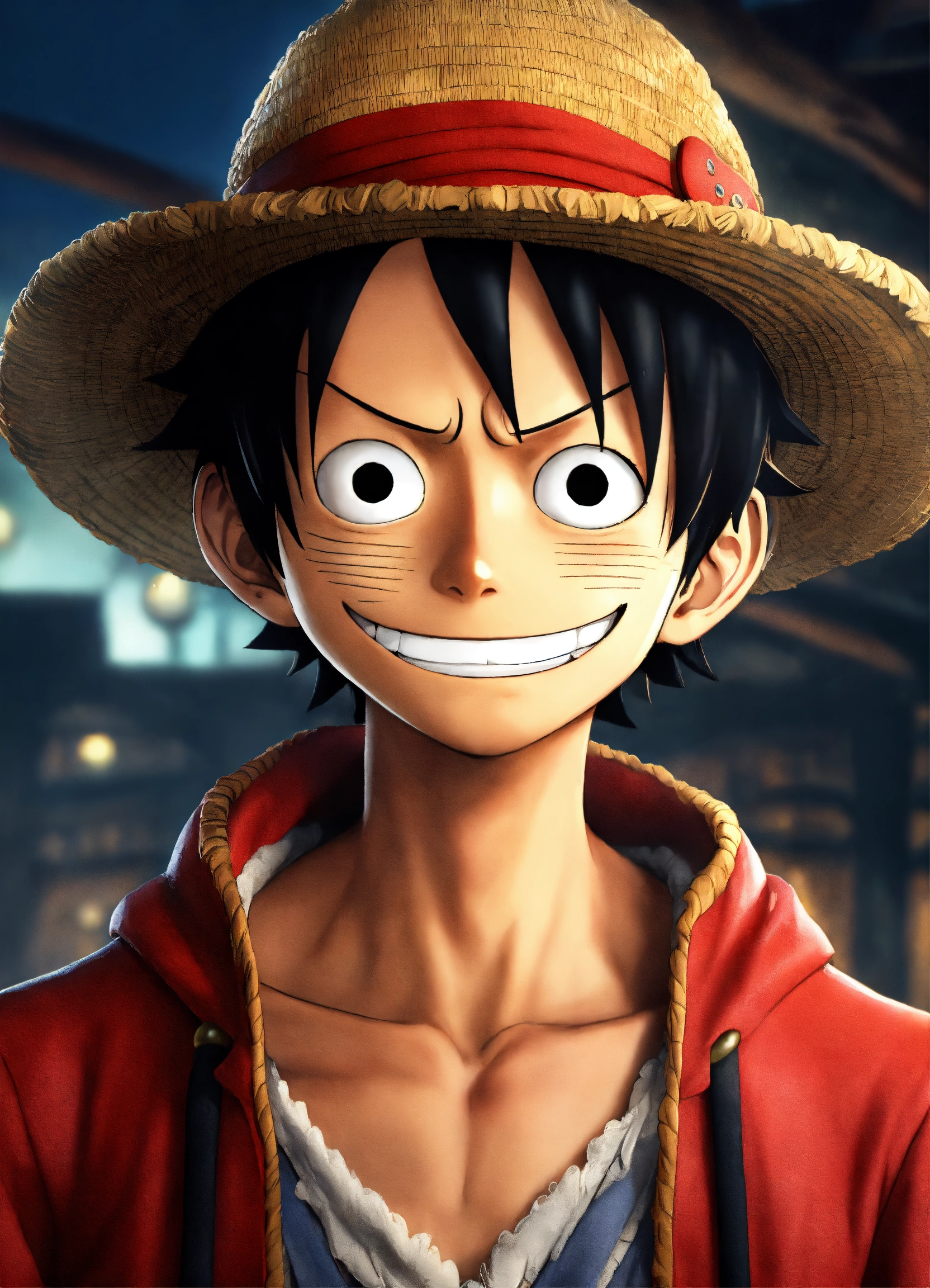 Lexica - One Piece luffy if it was made by pixar