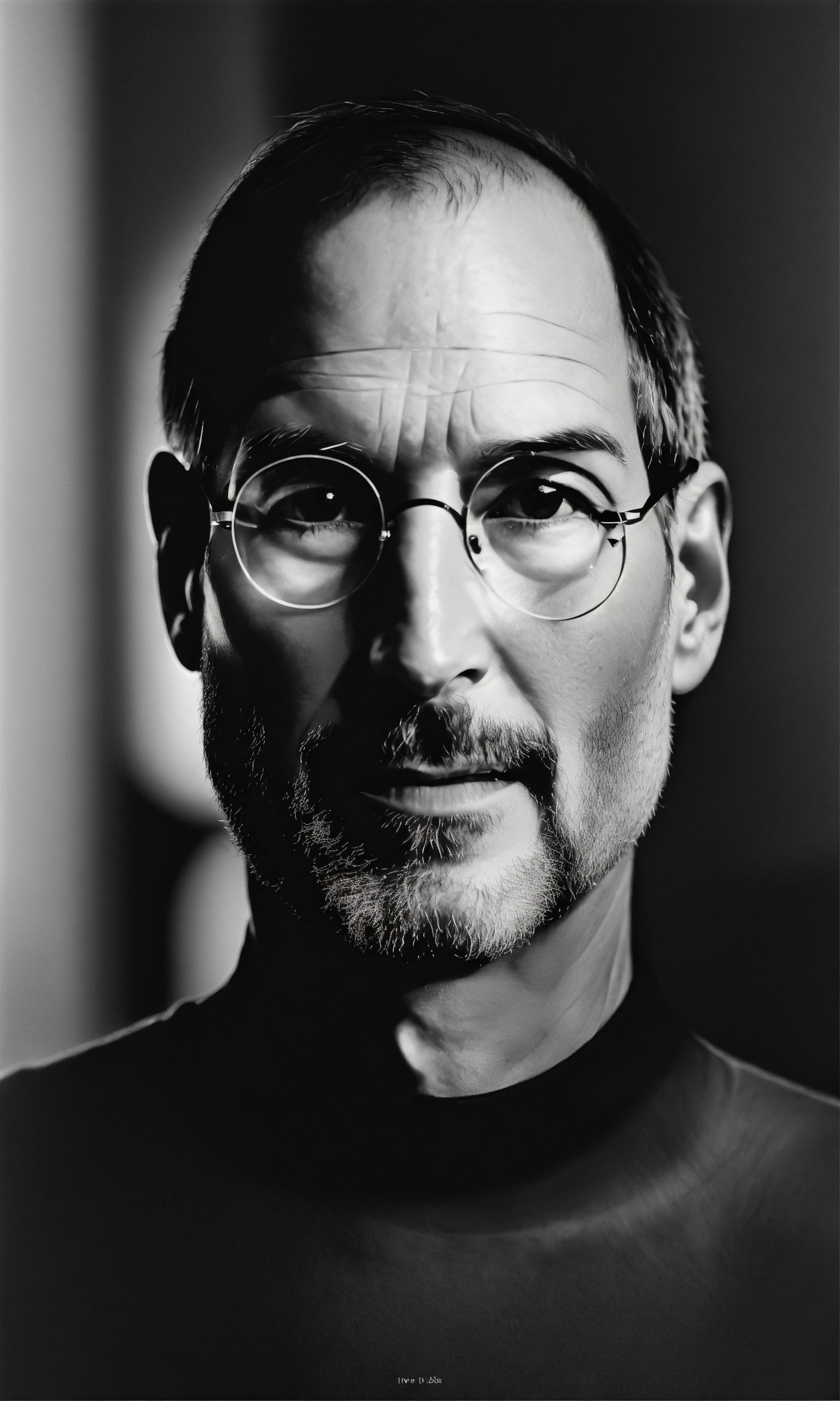 Lexica - The image encapsulates the iconic essence of Steve Jobs, the ...