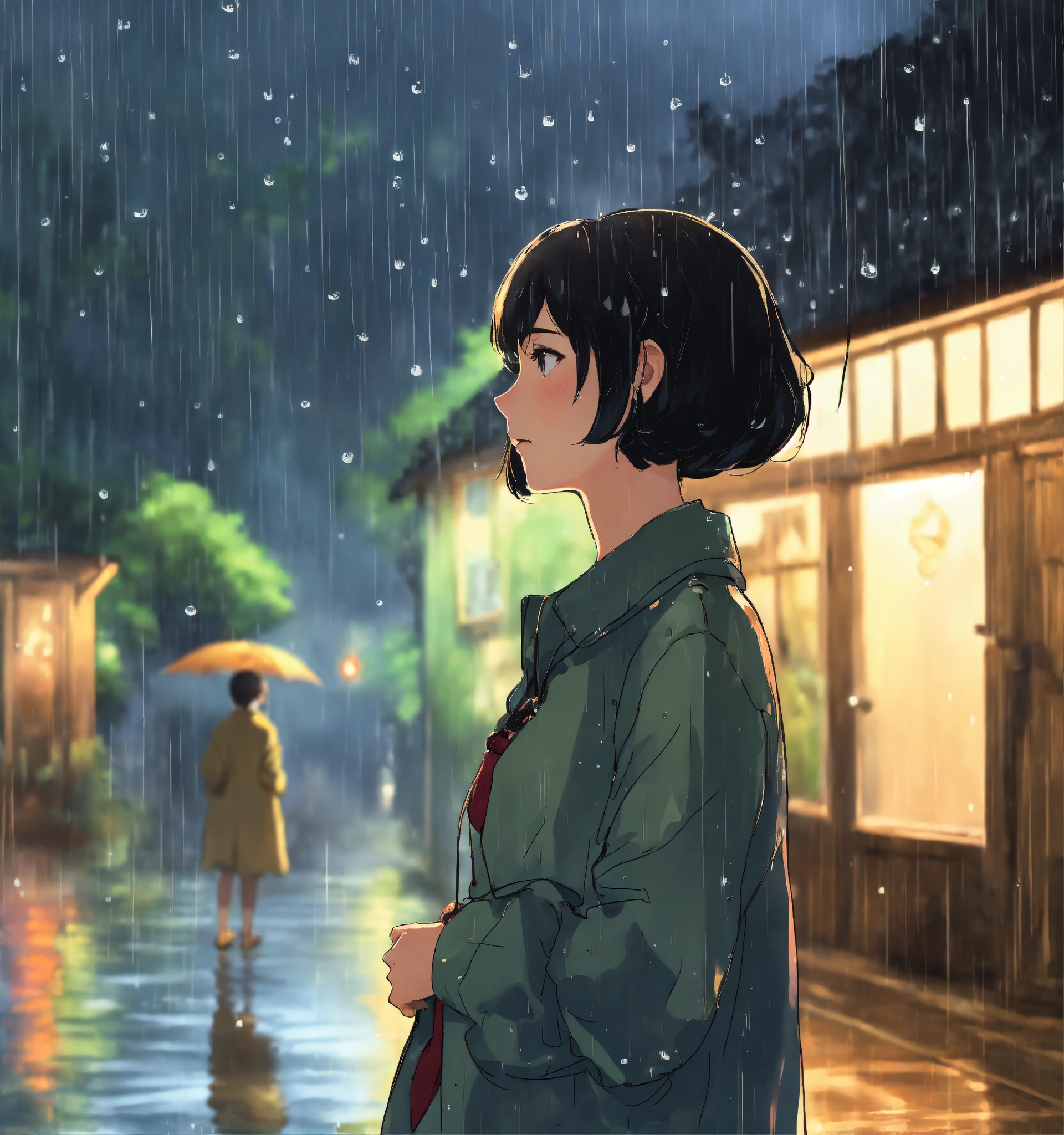 Lexica - 1 woman, beautiful, 25 years old, short hair, standing in the ...