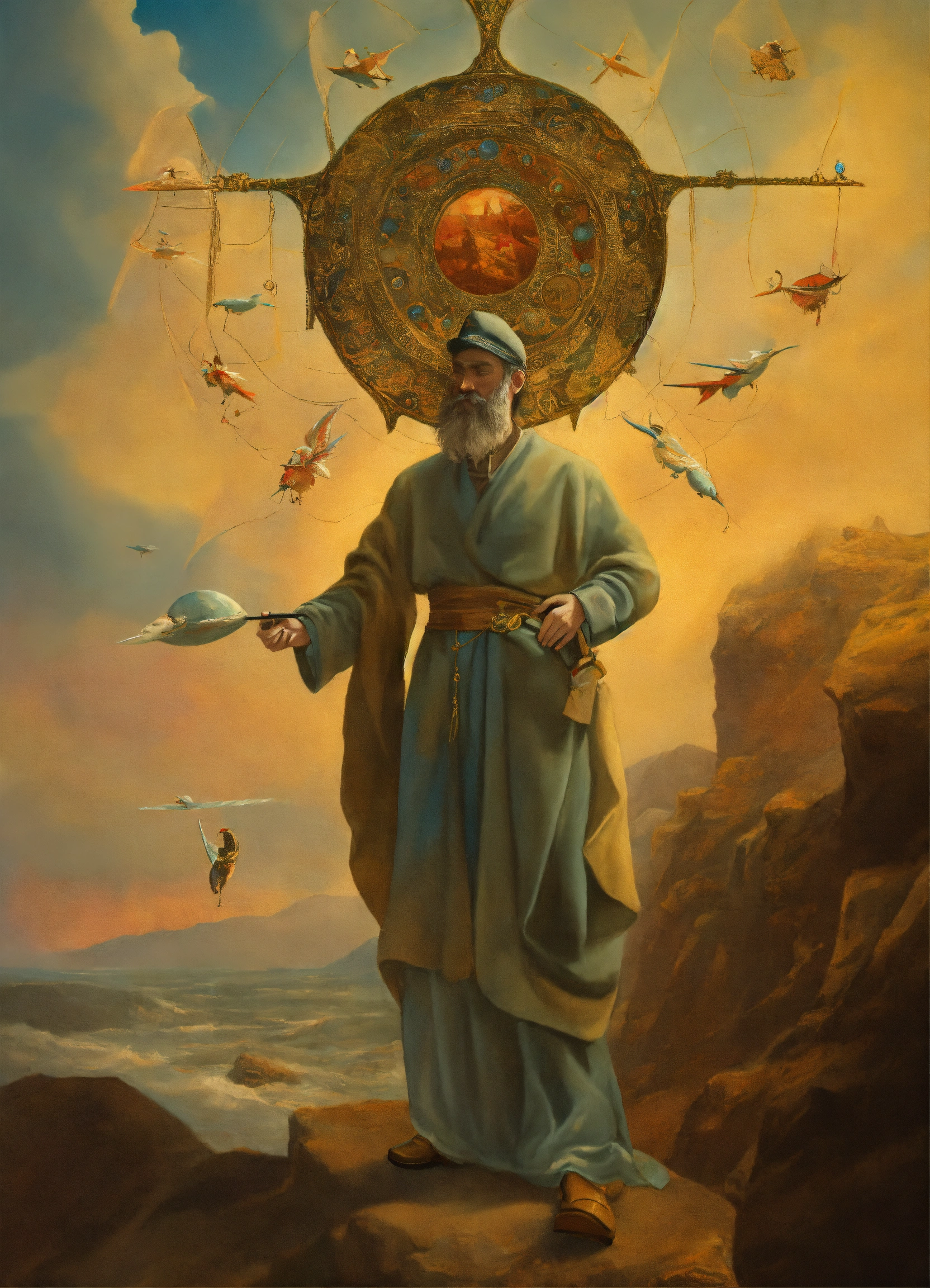 Lexica - IMAGES OF Surrealist Christian Jewish Creator God for fantasy.