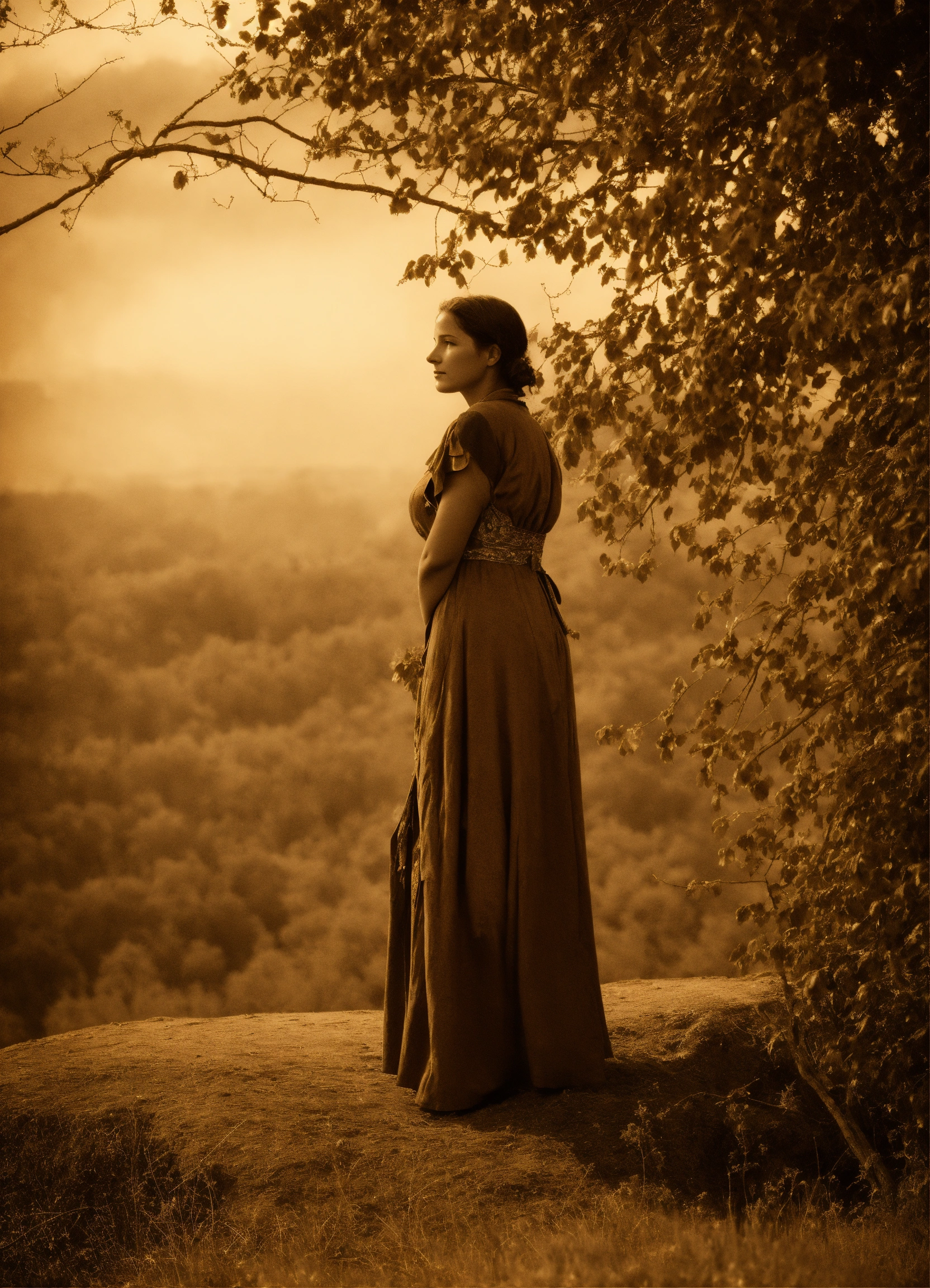 Lexica - Hope, personified, sepia