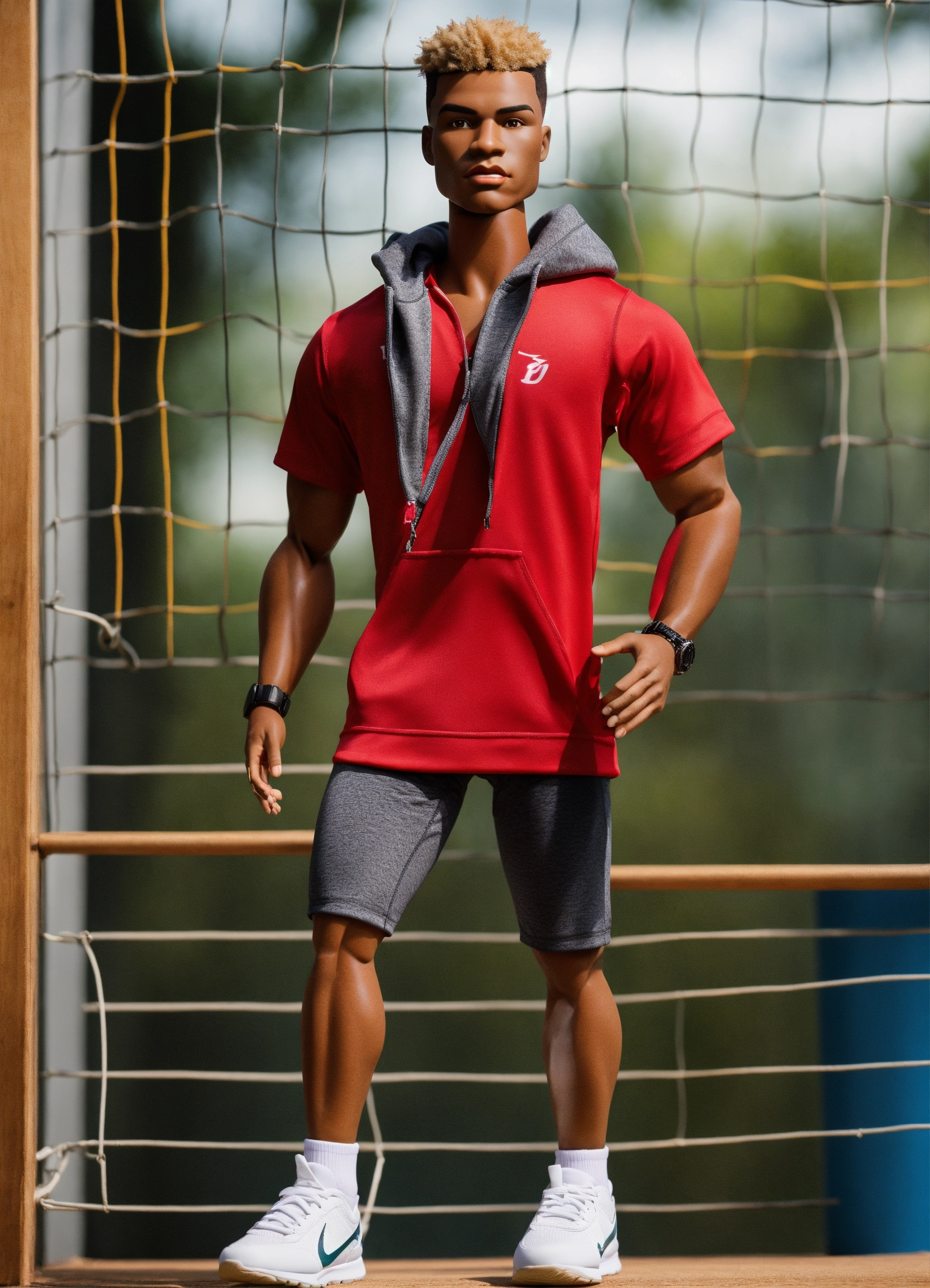 Lexica - Design an athletic African American Ken doll in workout ...