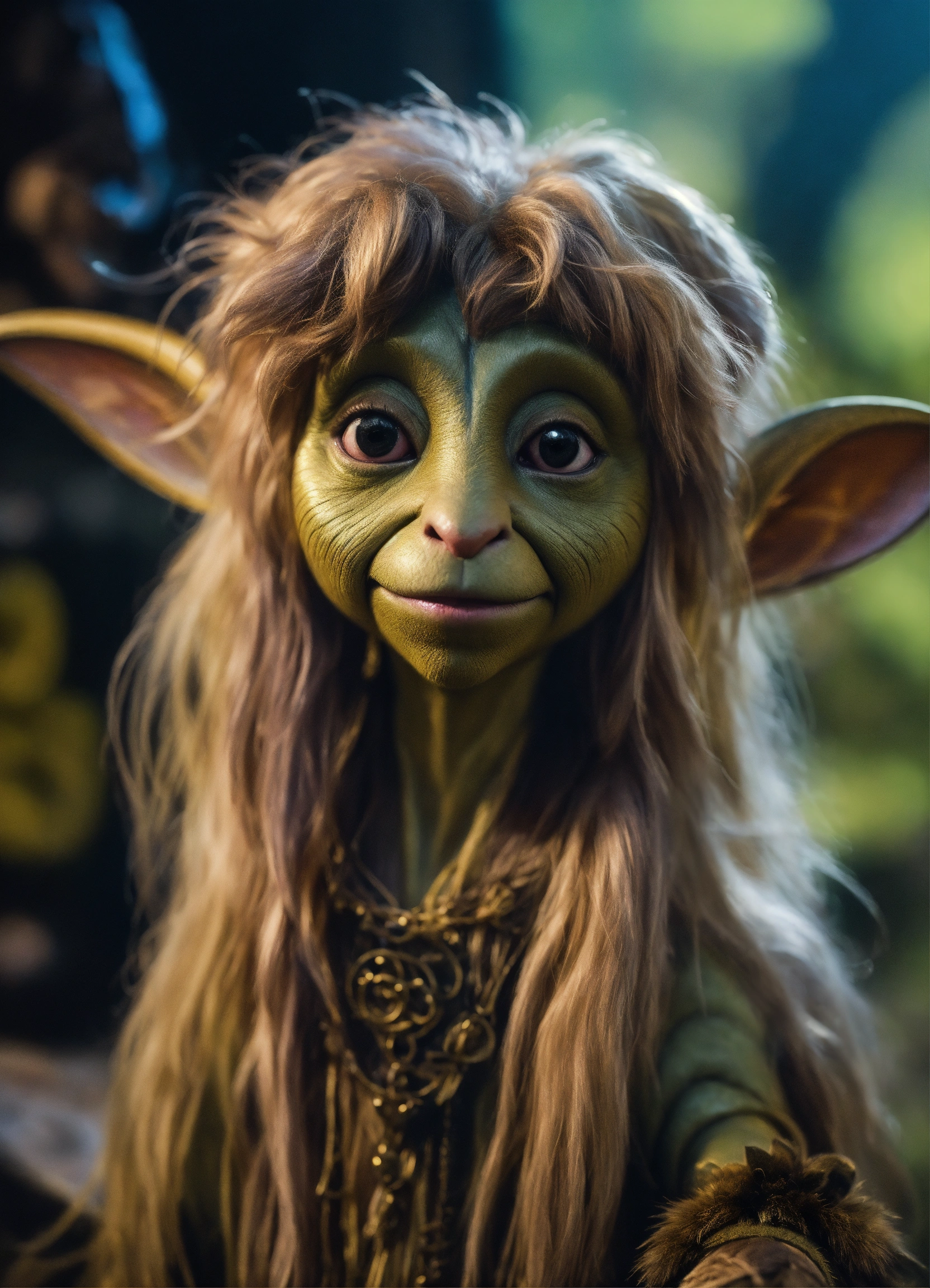 Lexica - A Gelfling extra furry animal like less clothes princess full ...