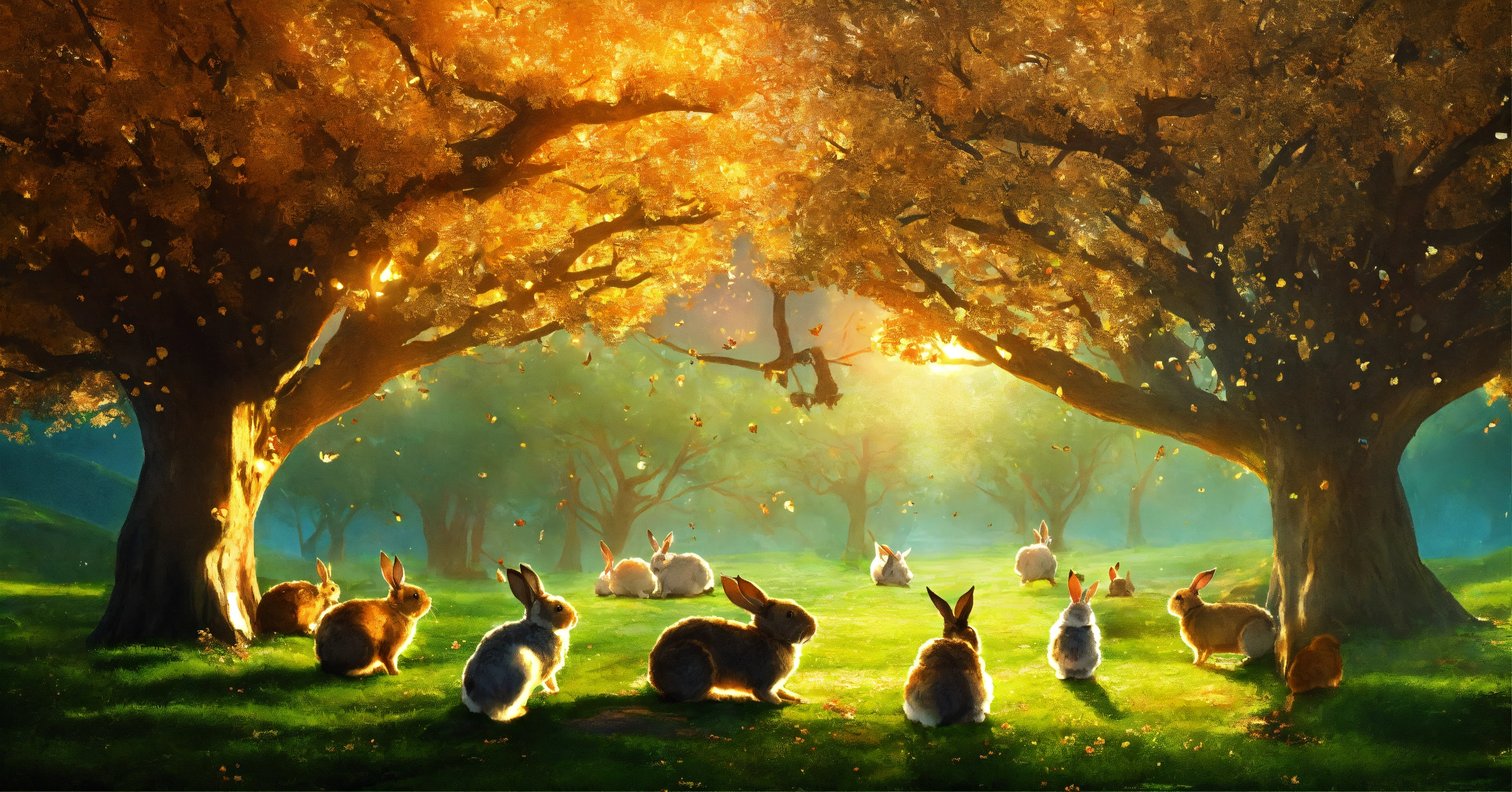 Lexica - Ancestral tree of rabbits, many rabbits in the genus, tree of ...