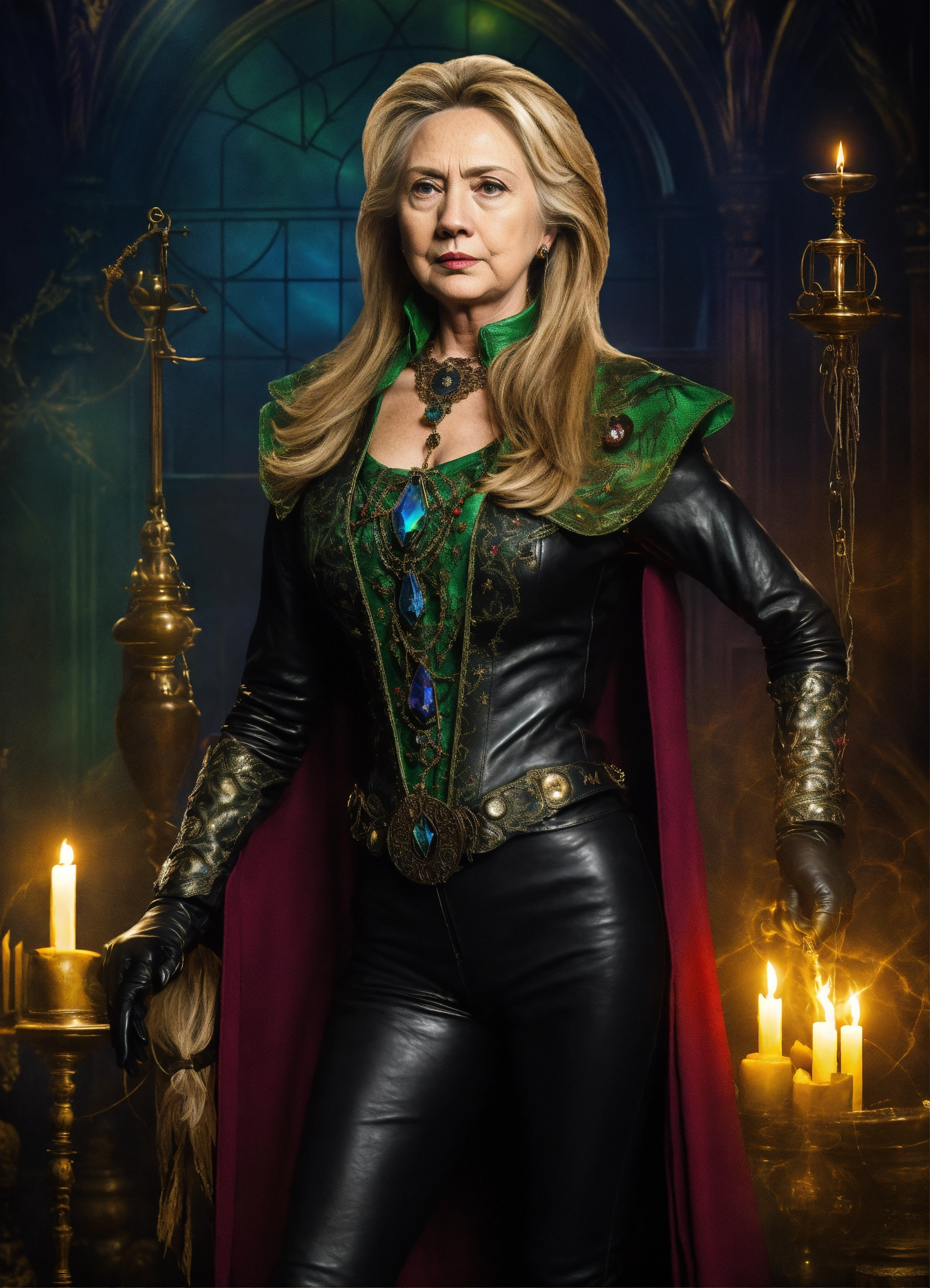 Lexica - Hillary Clinton as Morgan Le Fay the powerful dark satanic ...