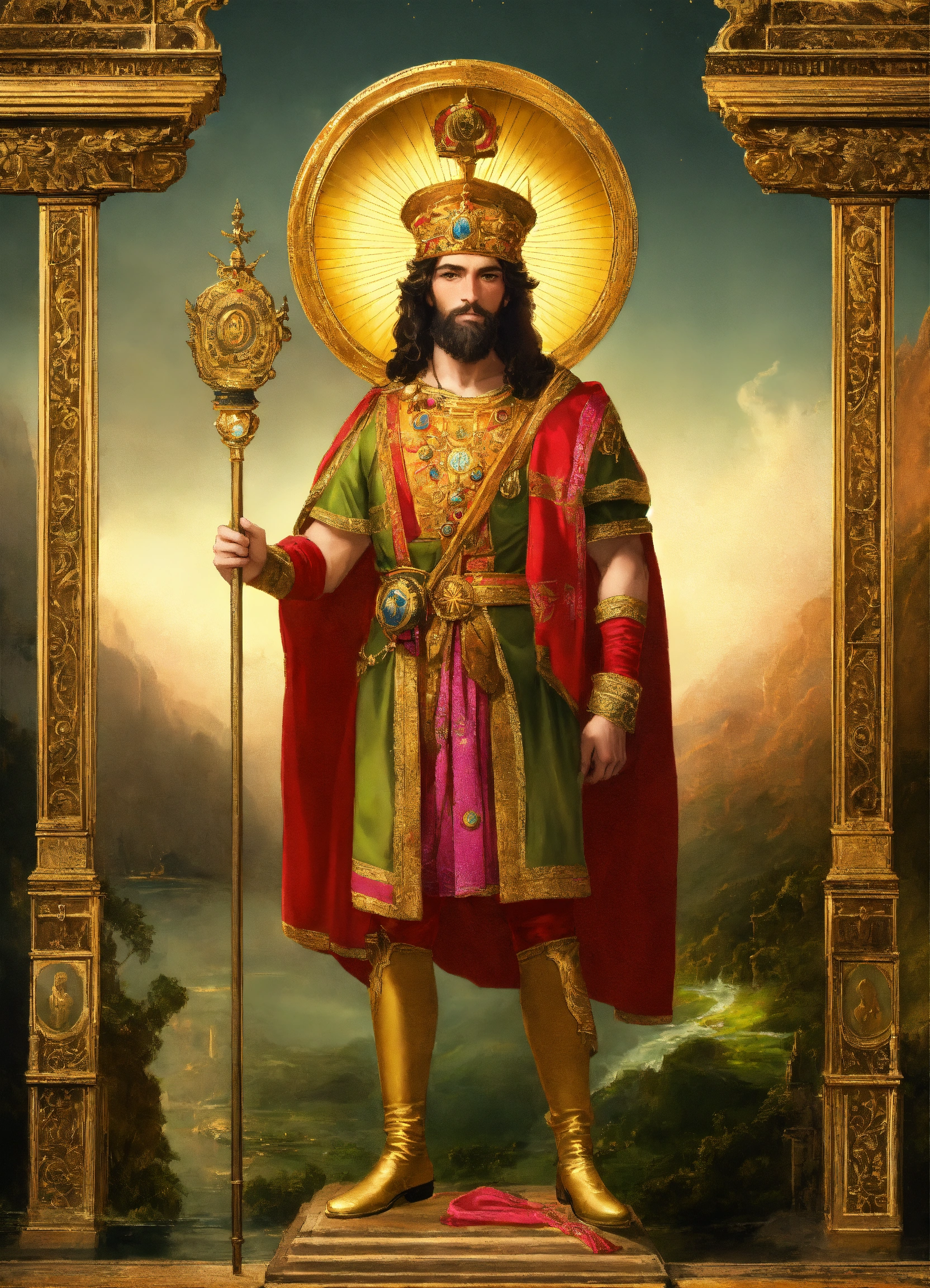 Lexica - Generate an image of lord jupiter
