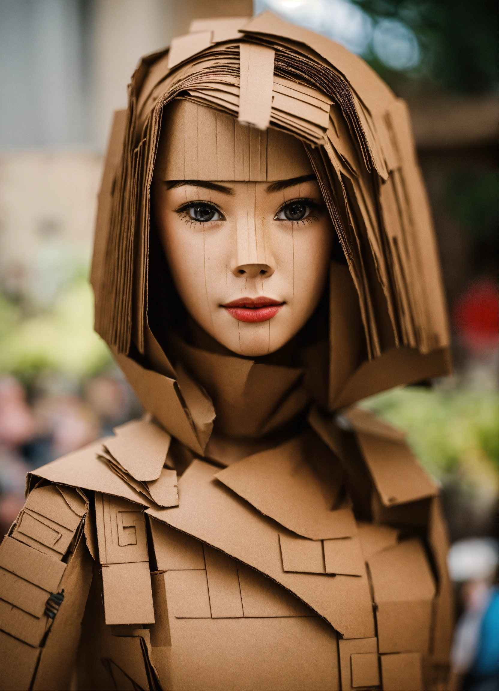 Lexica - Cardboard girl