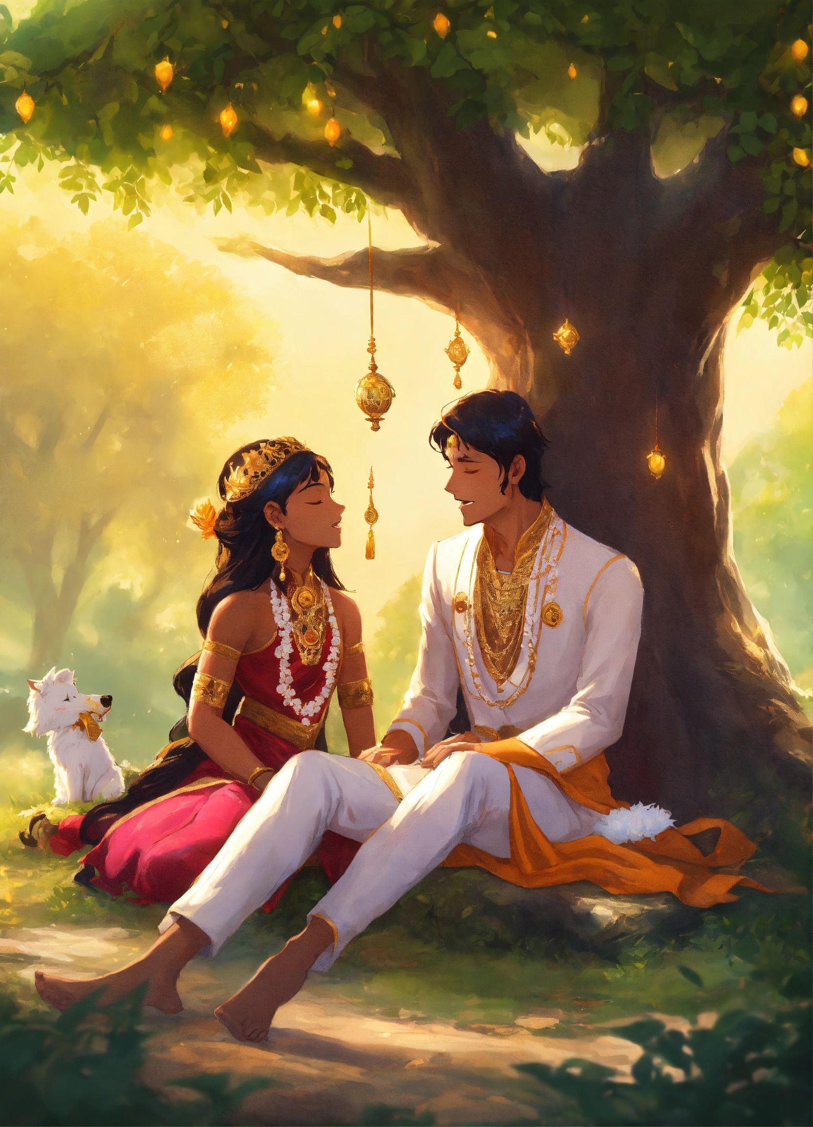 Lexica - A prince with wonderful prince dress has been sitting and ...