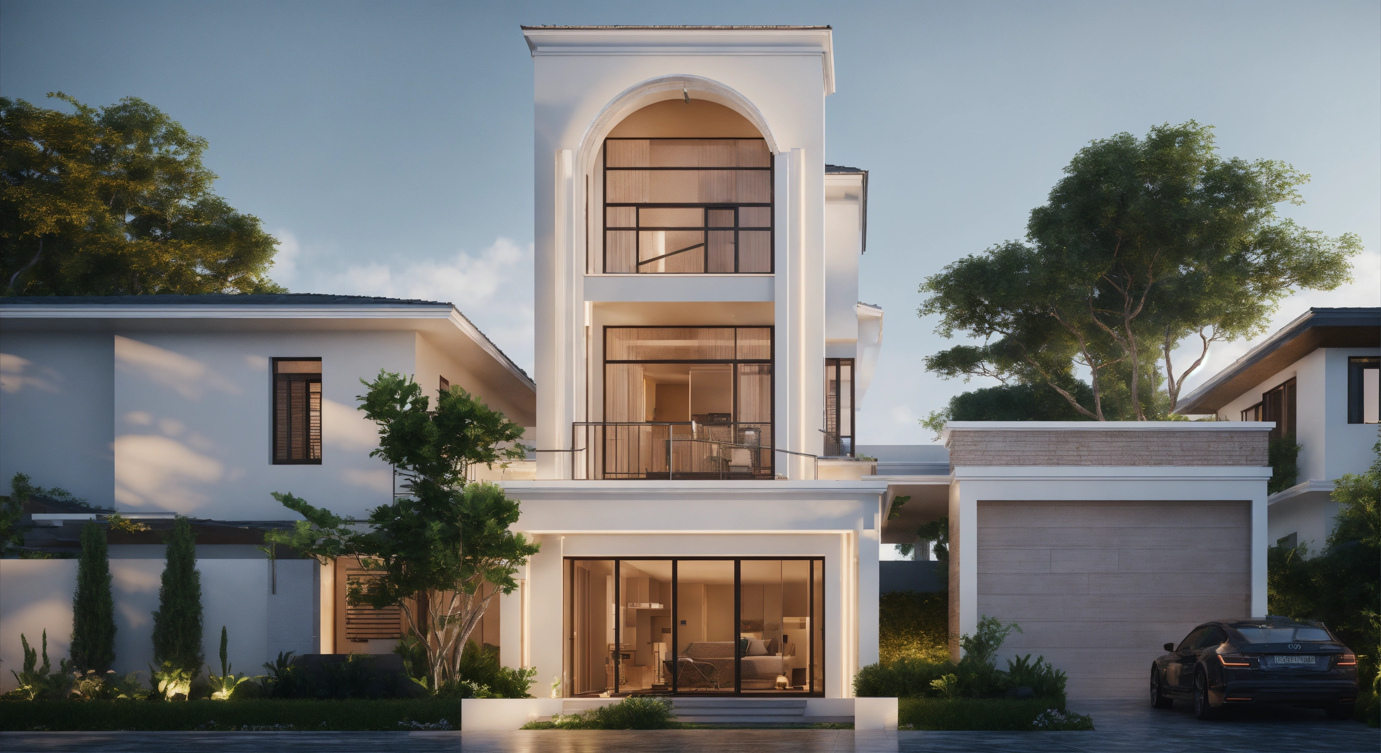 Lexica - Classic house, minimalist house design and clean look ...