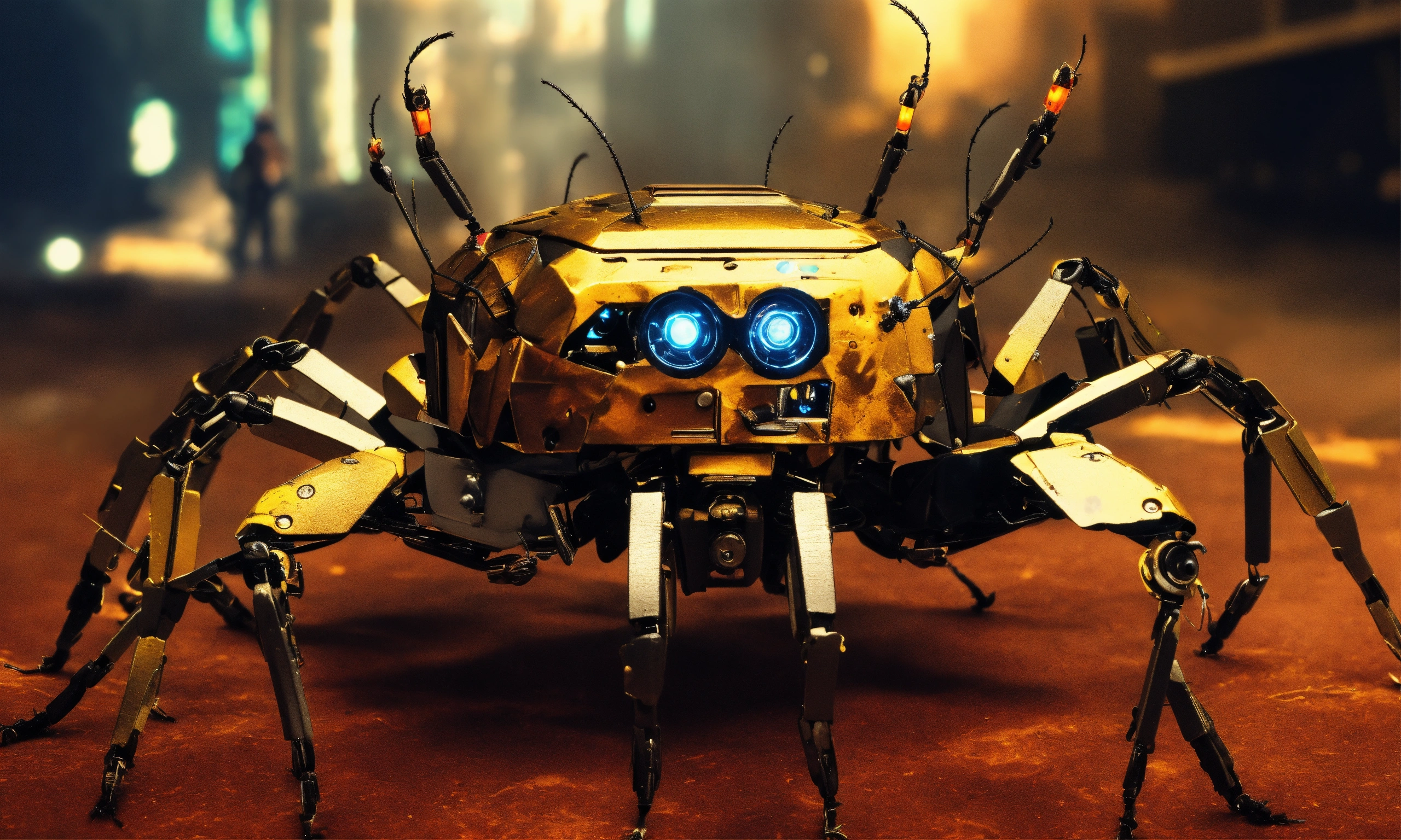 Lexica - Robotic bug invasion, multitudes, spider bots, attack, hi-tech