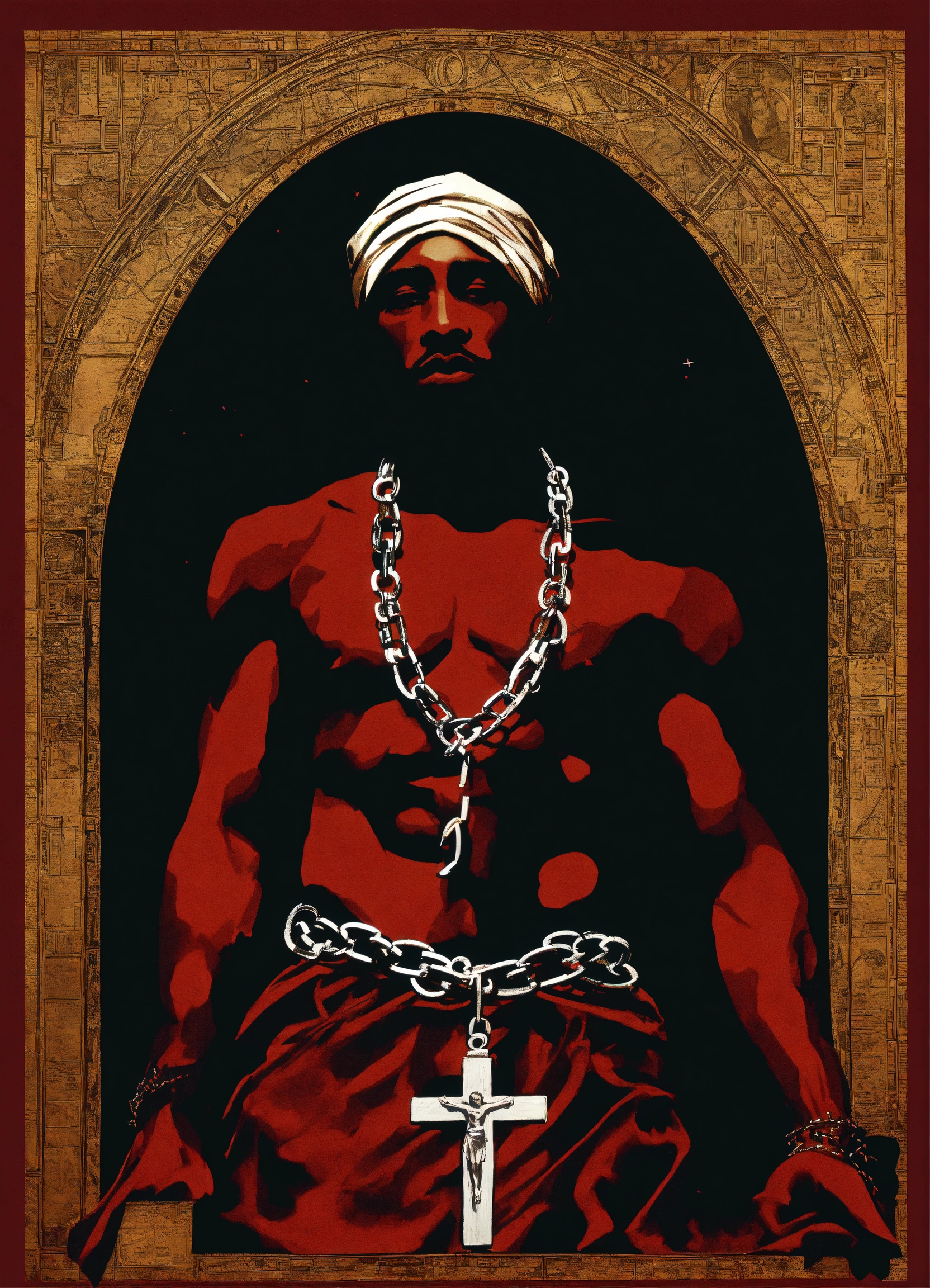 Lexica - The visual portrayal emulates Renaissance crucifixion themes ...