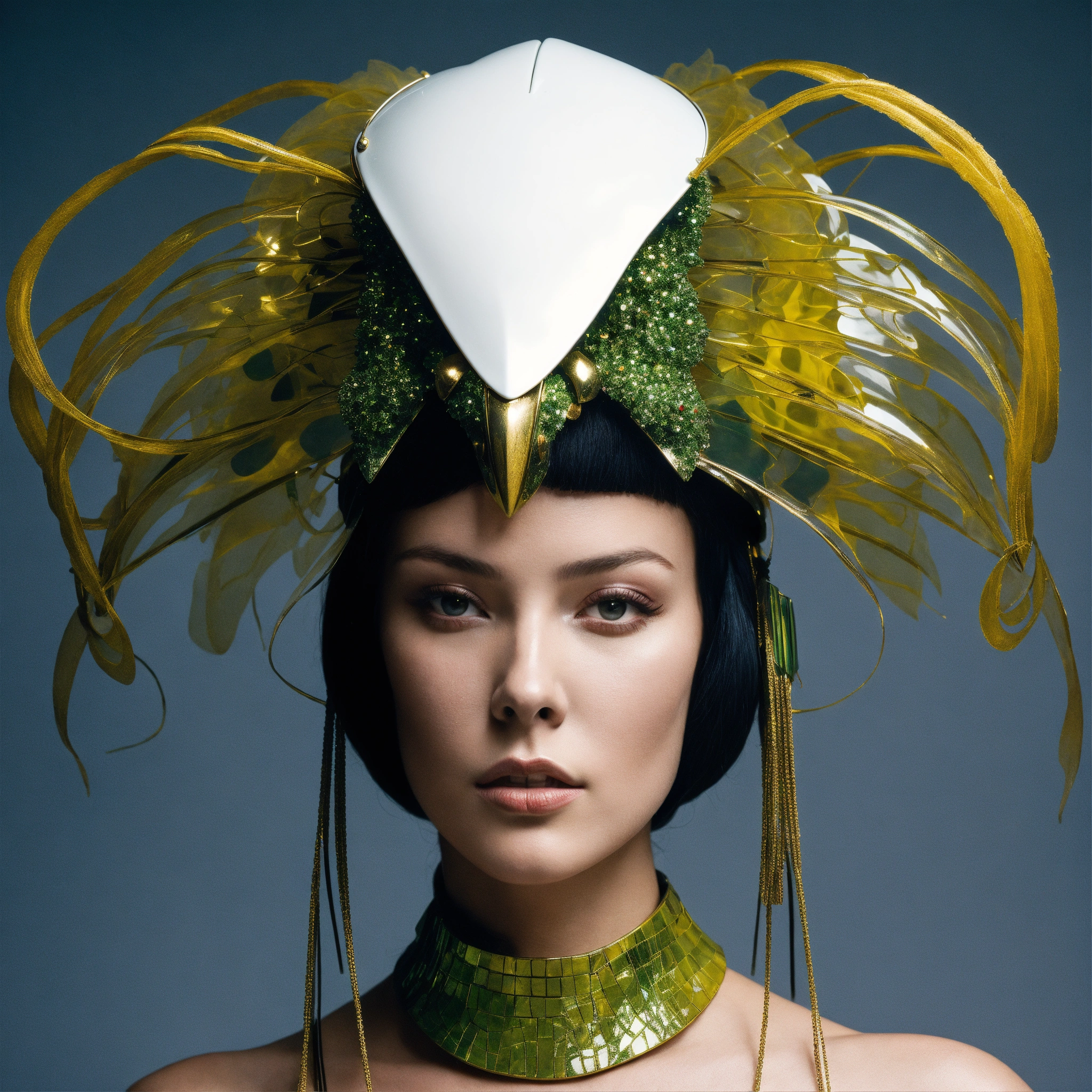 Lexica - An helmet headpiece in the Hymenopus coronatus designed by ...