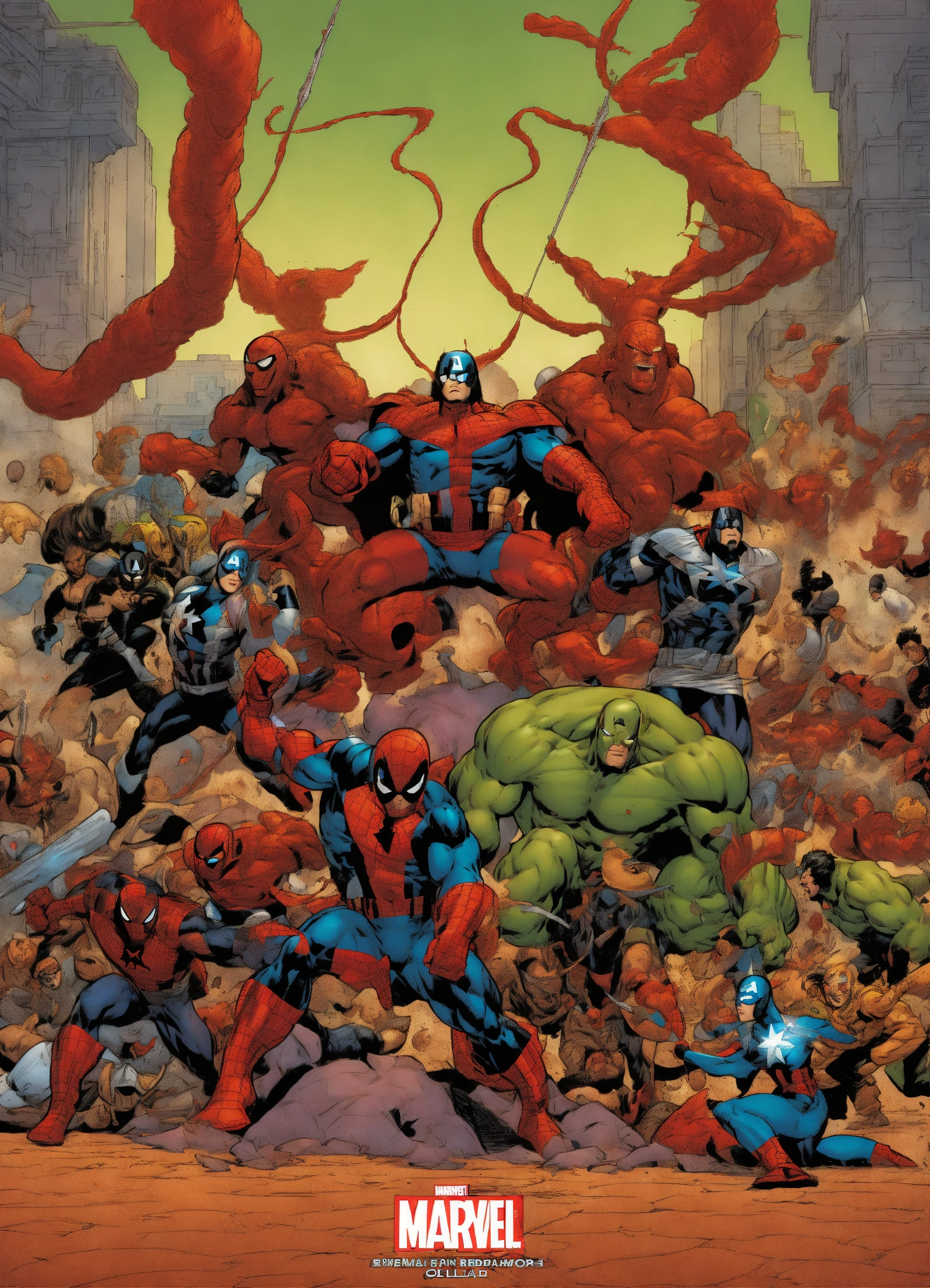 Lexica - Marvel bedlam without words or logos