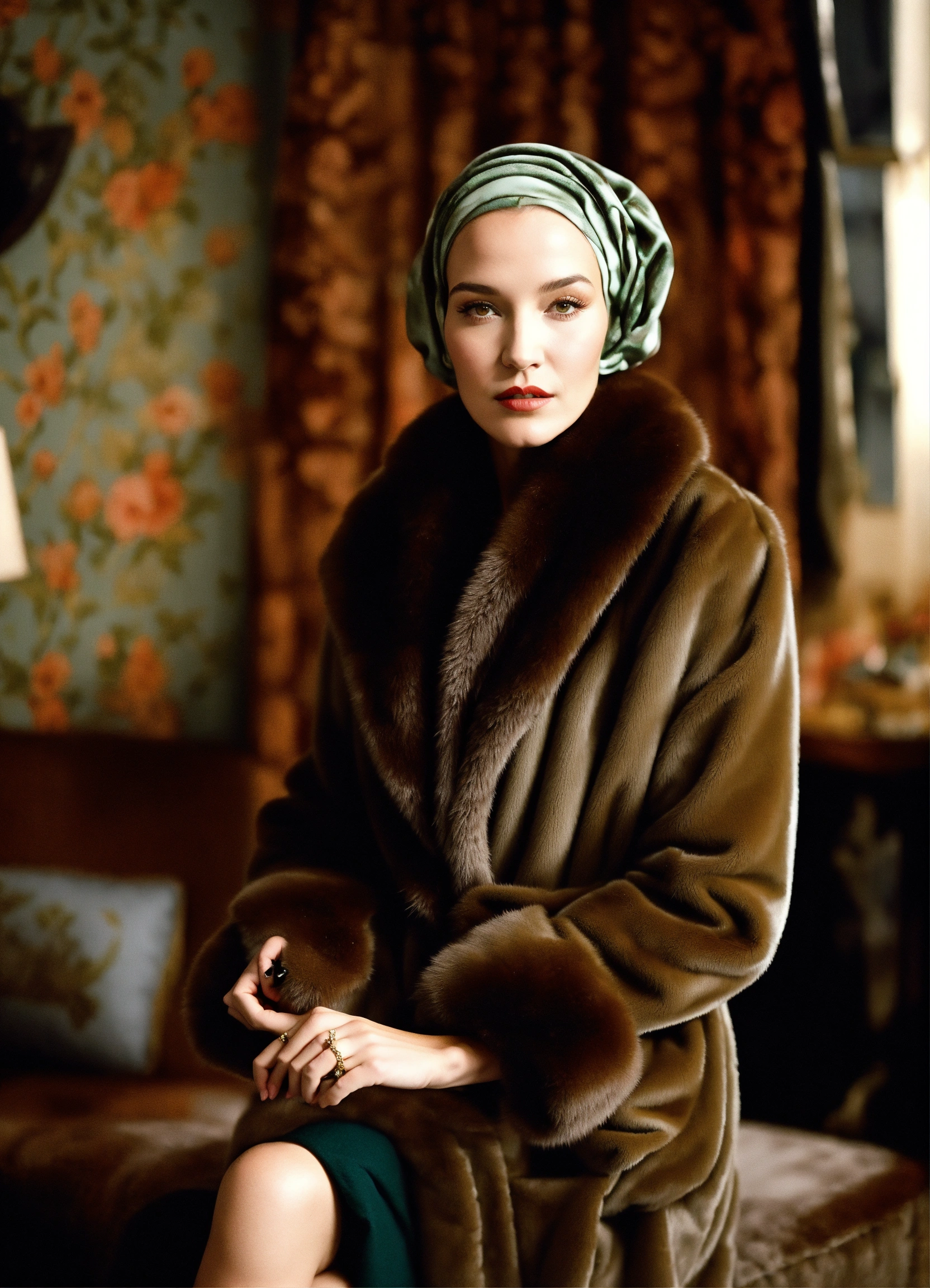 Lexica - Edith bouvier beale little edie grey gardens mink fur coat ...