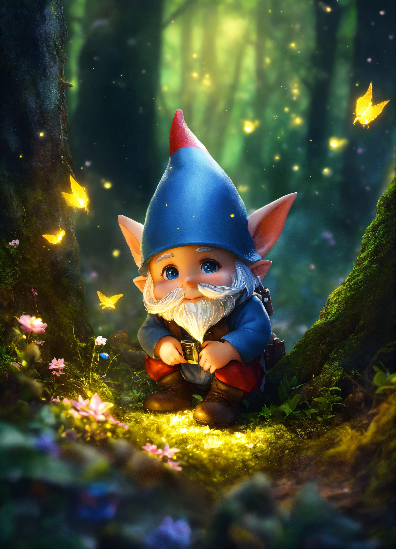 Lexica - A beautiful short pointy ears younger gnome in a beautiful ...