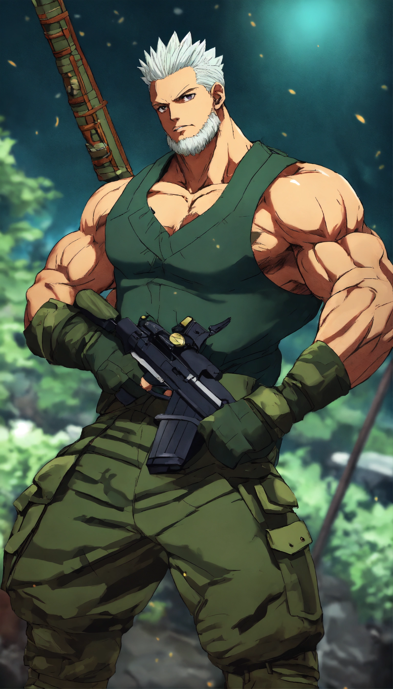 Lexica - Muscle Soldier guerilla in hunter x Hunter style