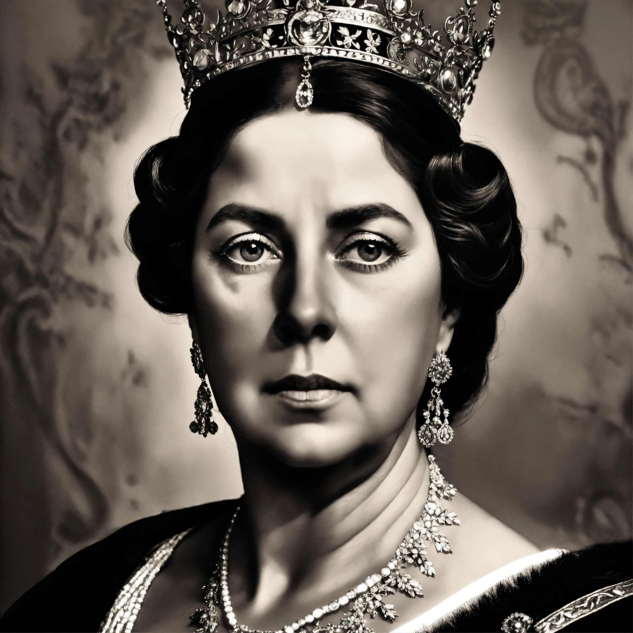 Lexica - Primer plano de la reina Isabel II de España en casa ...