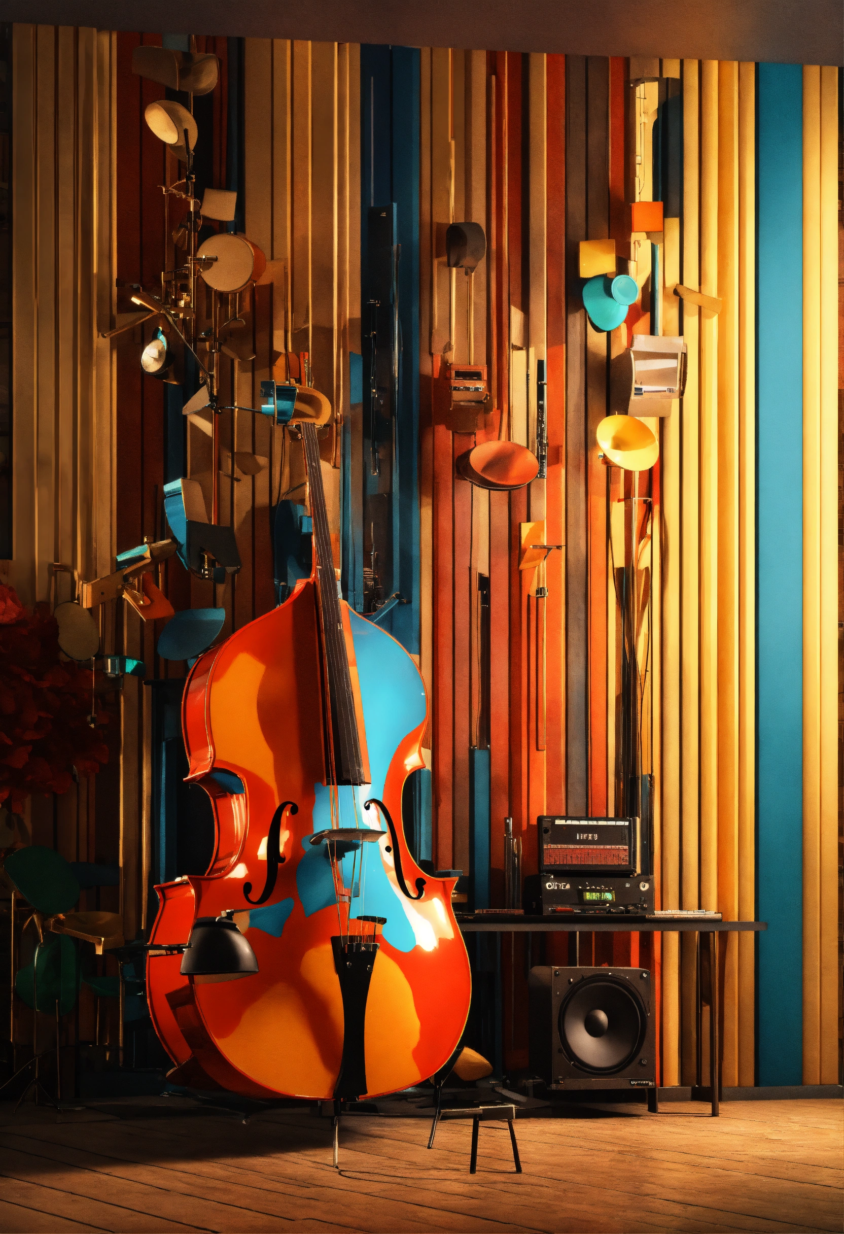 Lexica - Studio music 3d art