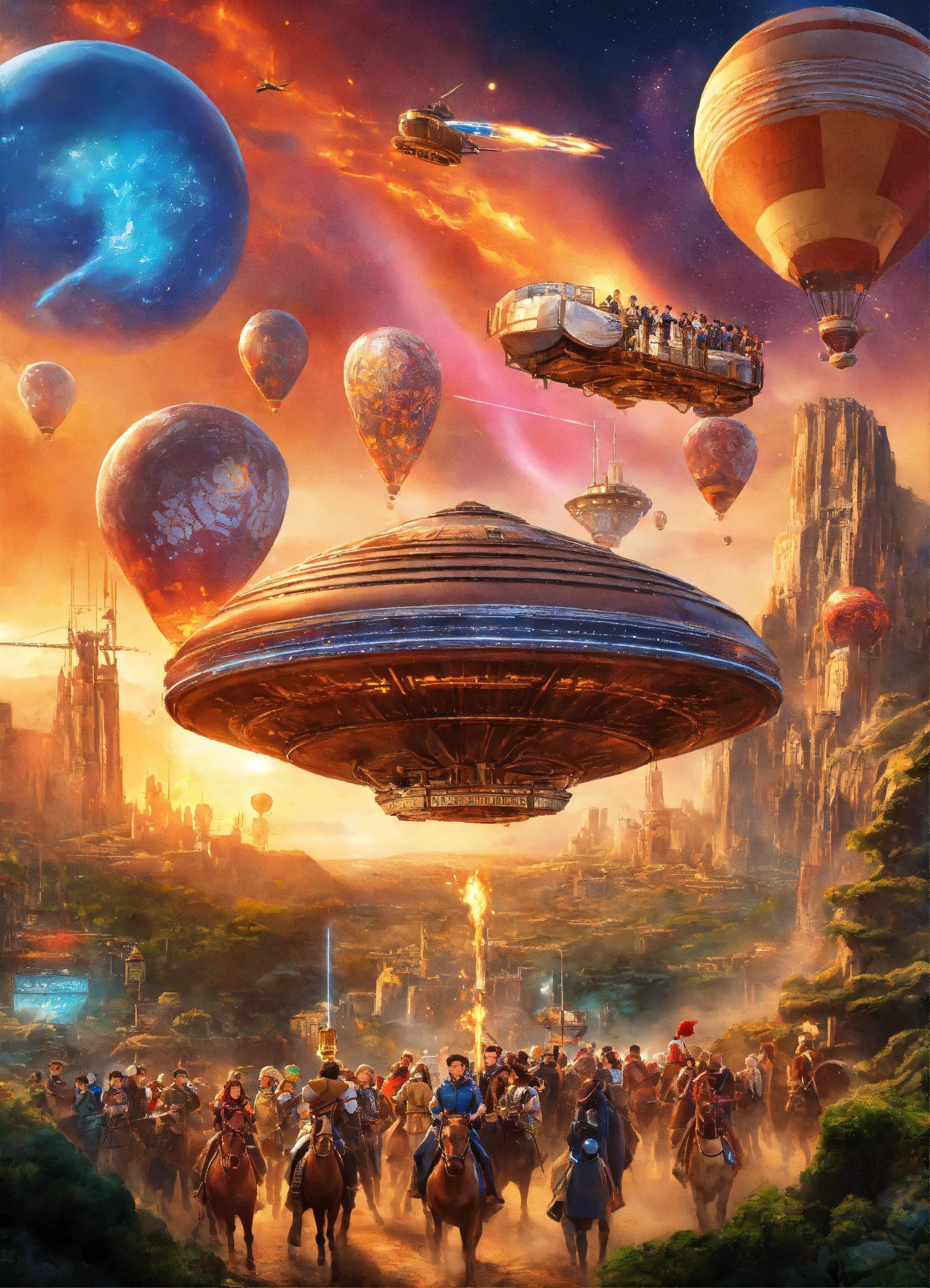 Lexica - Illustrate a moment of unity and strength as characters from ...