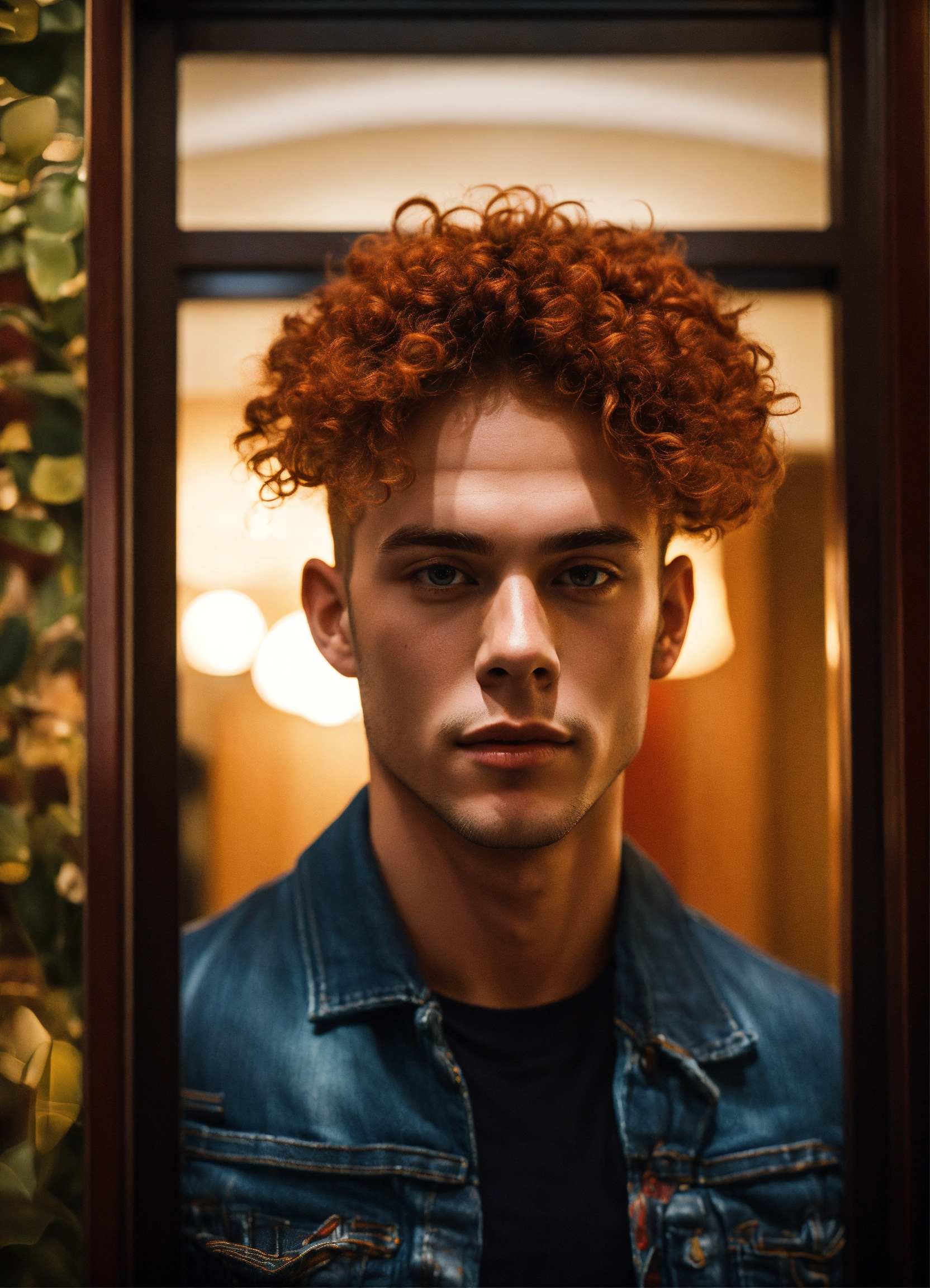 Lexica - Handsome human-looking alien male. With spotted red skin ...