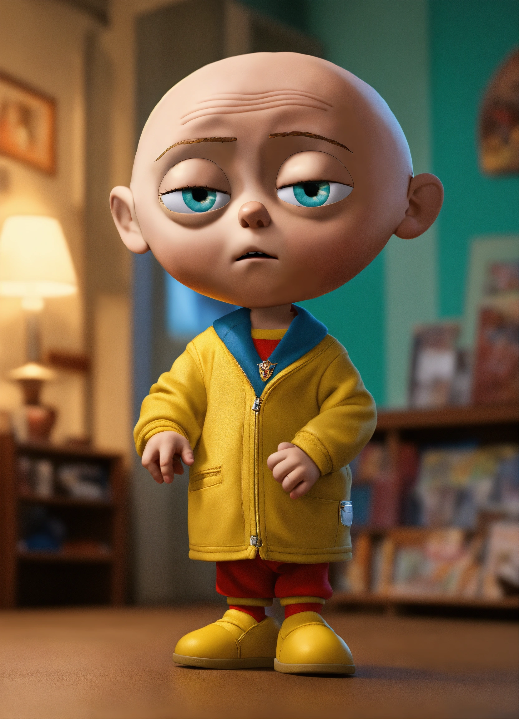 Lexica - Stewie griffin in real life, realistic, 4k