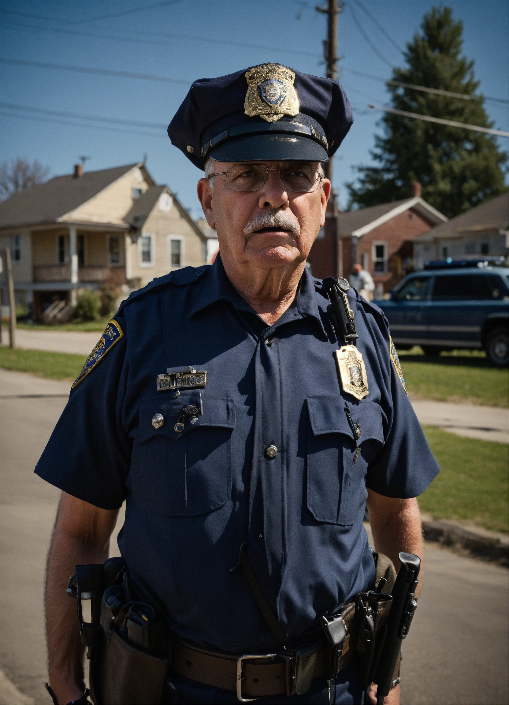 Lexica - Scared RANDOM unique expressive old SMALL-TOWN COP