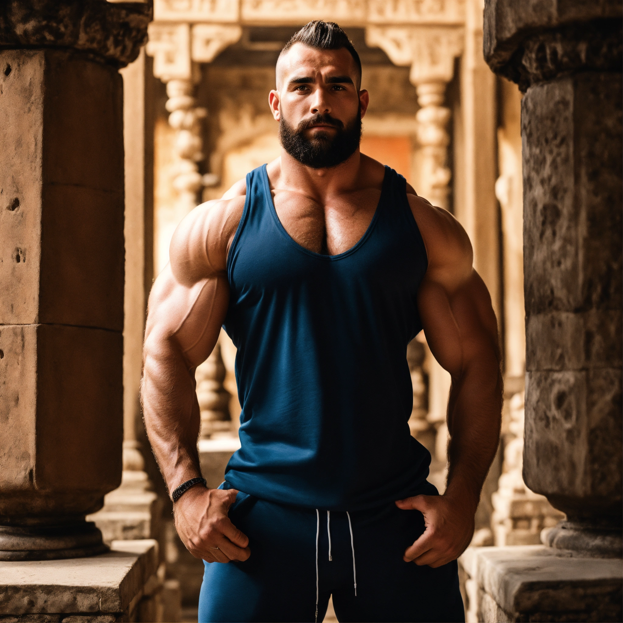 Lexica - 30-year-old hairy Maltese man with big muscles, big ...