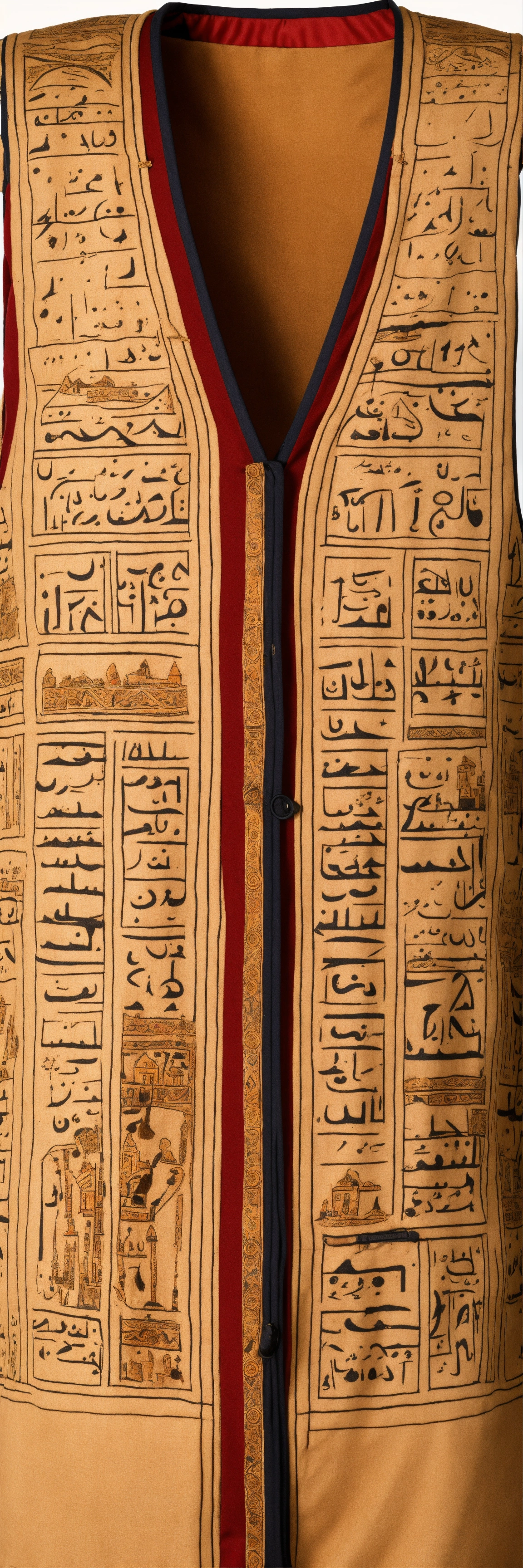 Lexica - A special design for the tour guide a 7-inch neck waistcoat ...