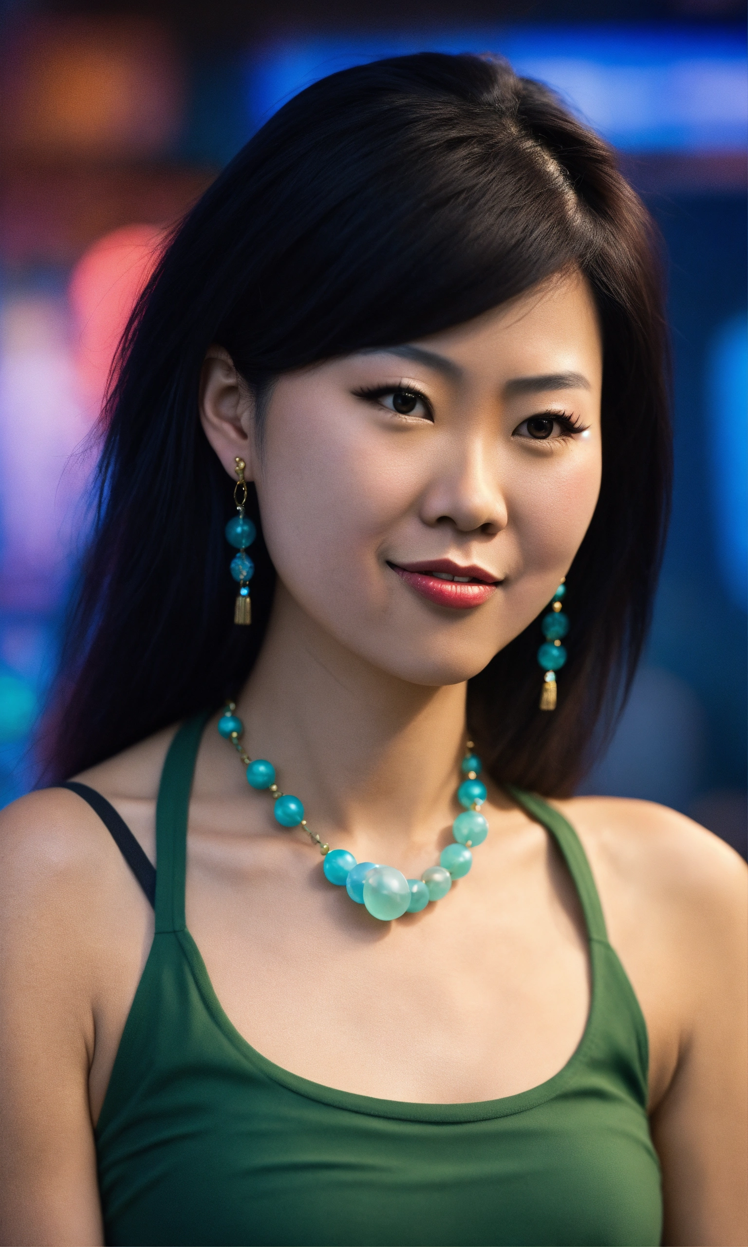 Lexica - Amy Wong from Futurama in real life, realistic.