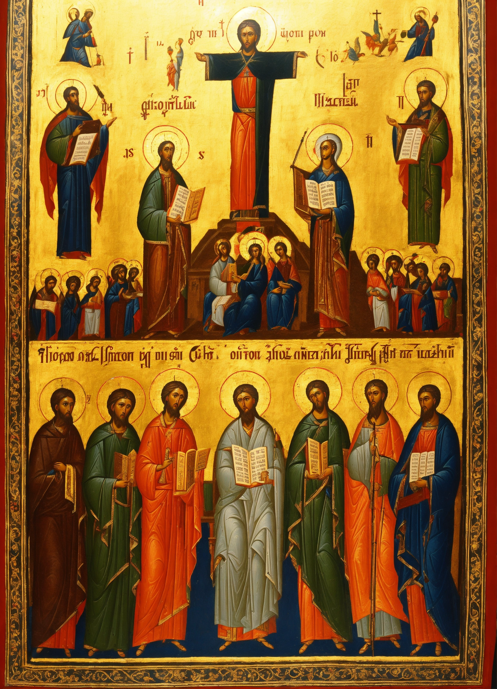 Lexica - Orthodox Choir singing in a cathedral . Leader with no hair ...