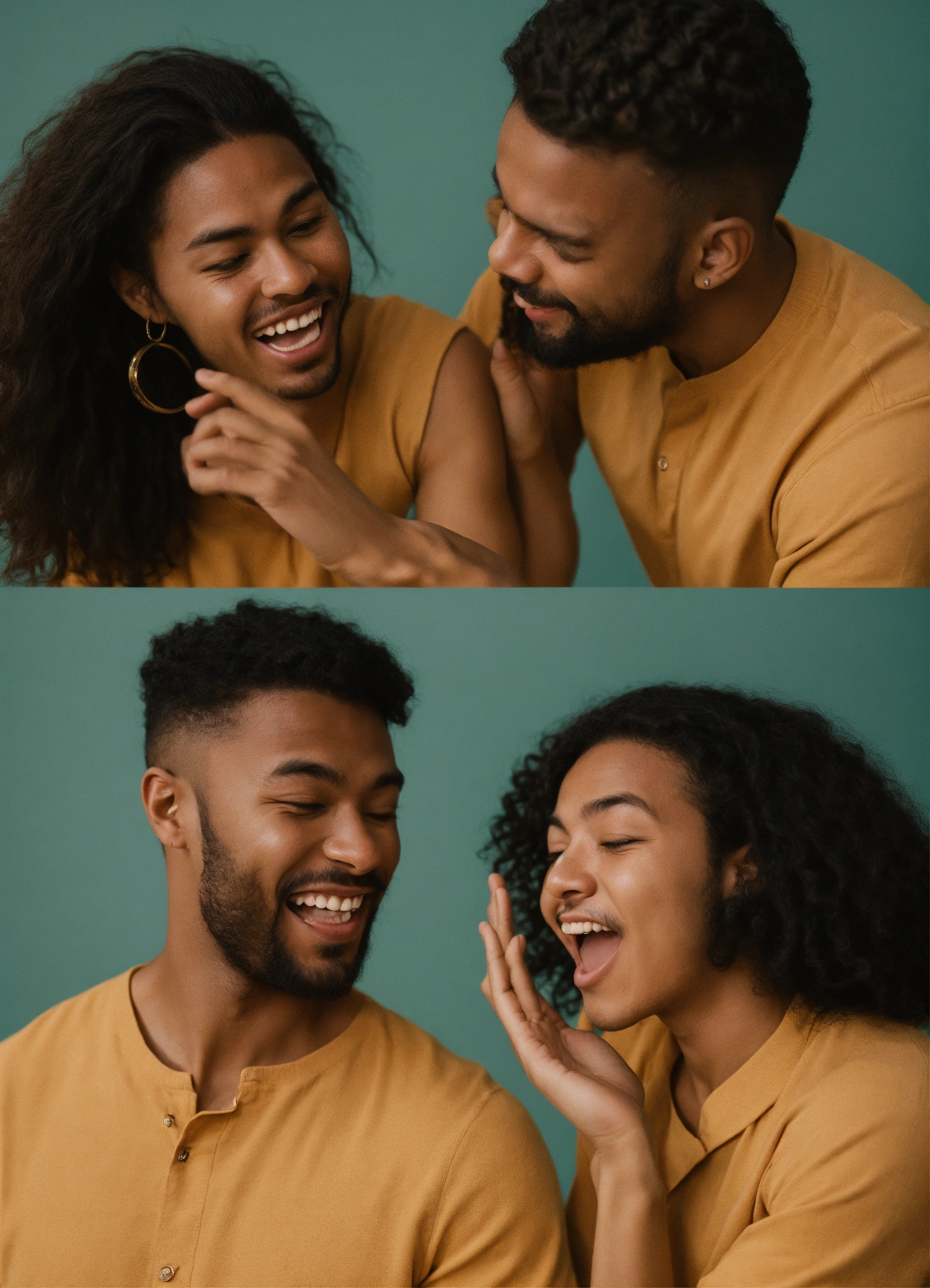 Lexica - Two people using hand gestures and facial expressions to ...