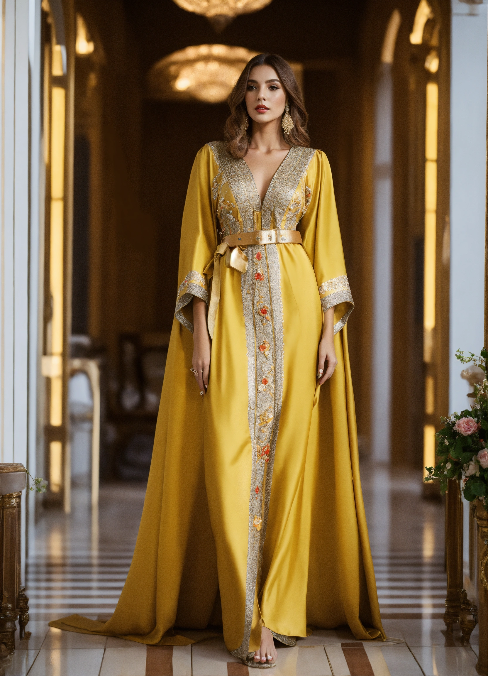 Lexica - MODERN traditionnal caftan haute couture luxury with corset ...