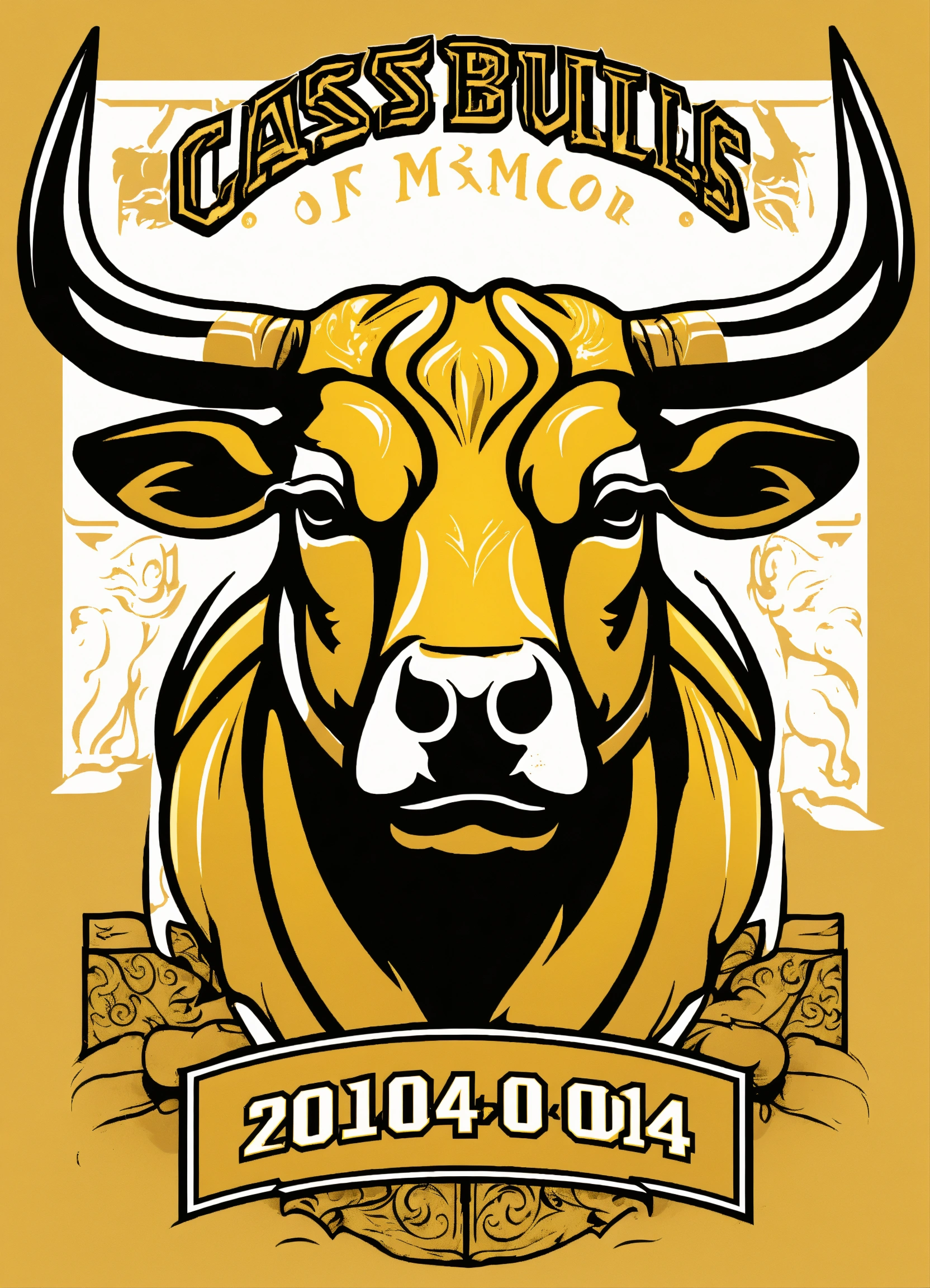 Lexica - A vector t shirt design for a class reunion, with a golden ...