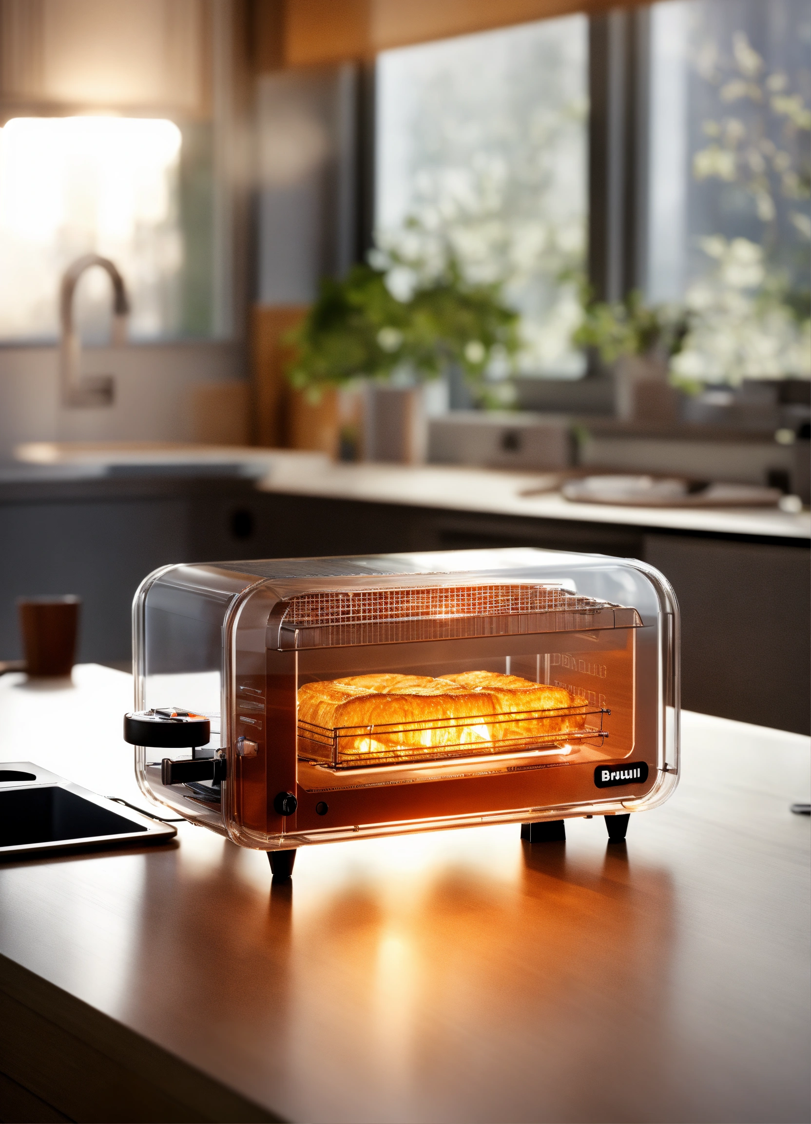 Lexica - A stunning, translucent polycarbonate toaster designed by ...