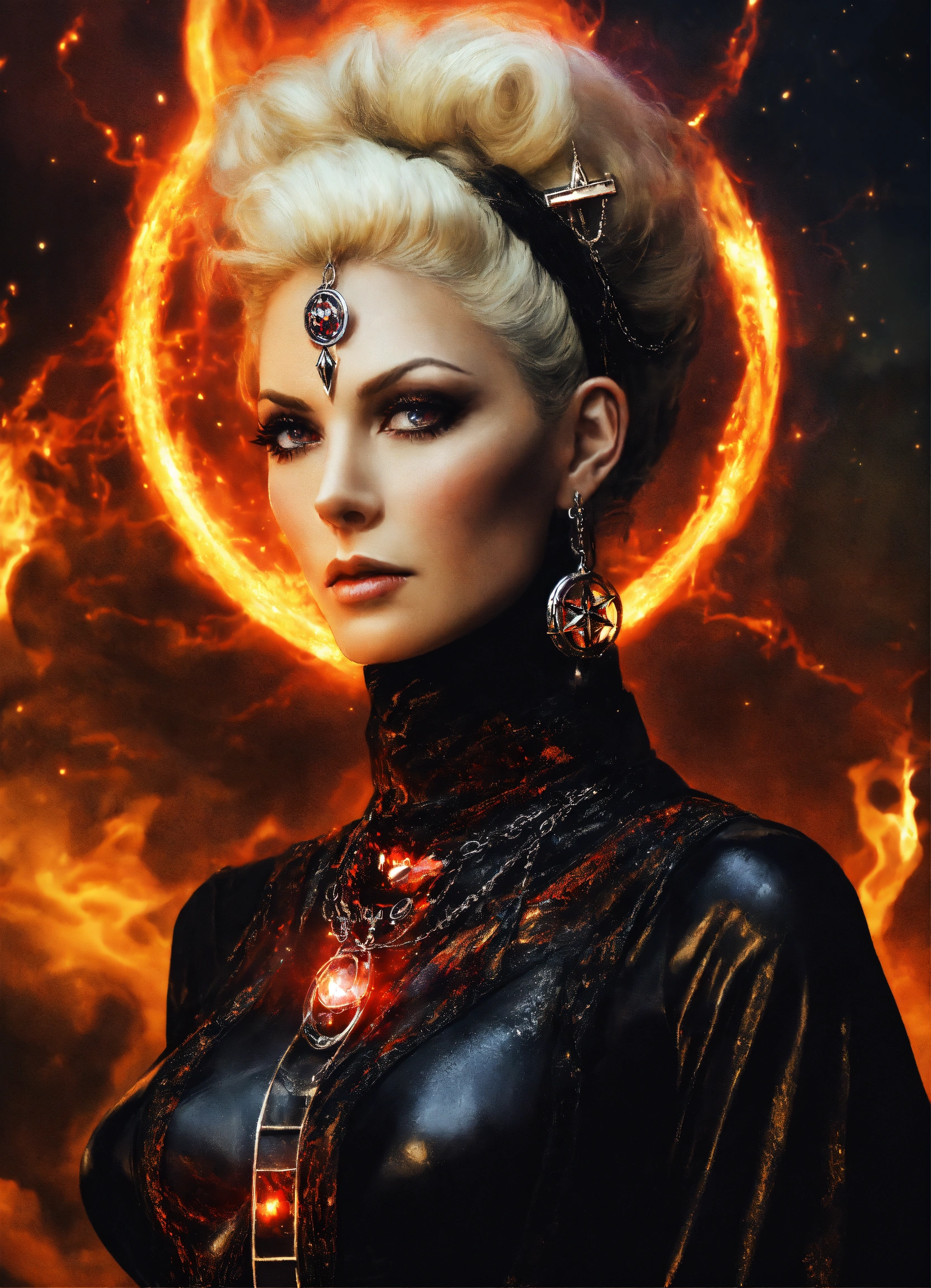 Lexica - Beautiful with hour glass figure Extremely Evil diabolical ...