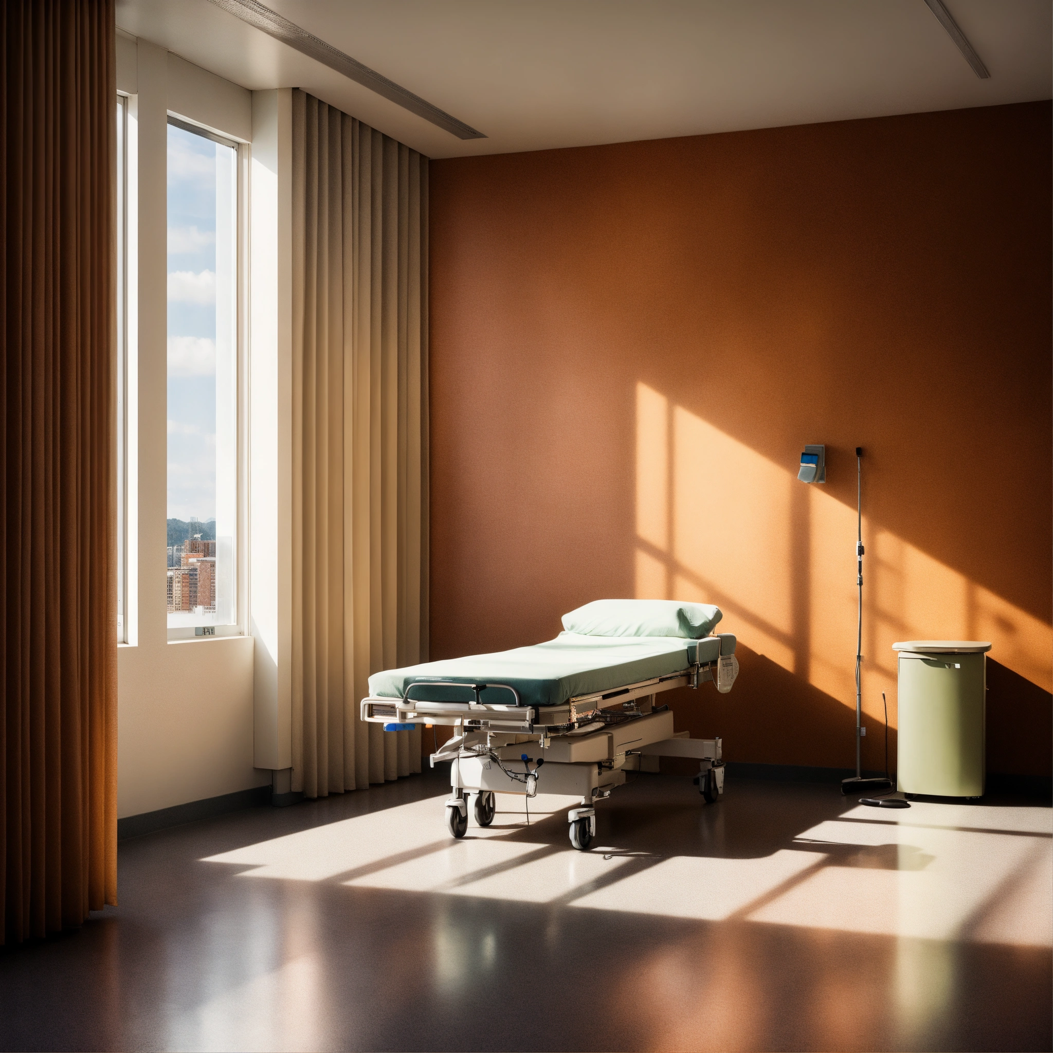 Lexica - High-resolution photograph in a landscape abstract, hospital ...