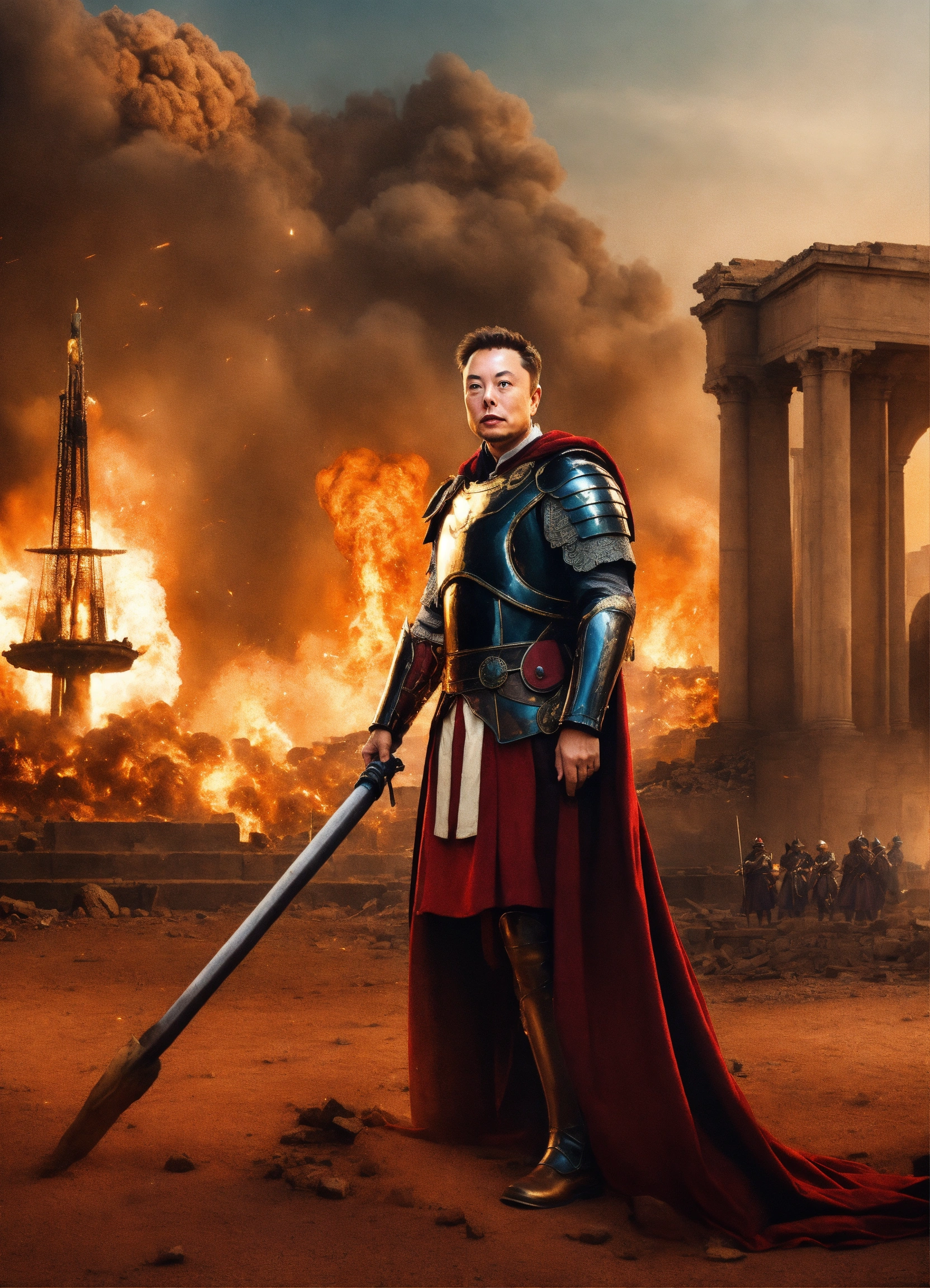 Lexica - 🇺🇸#USA Elon Musk draws a compelling parallel, likening our era ...