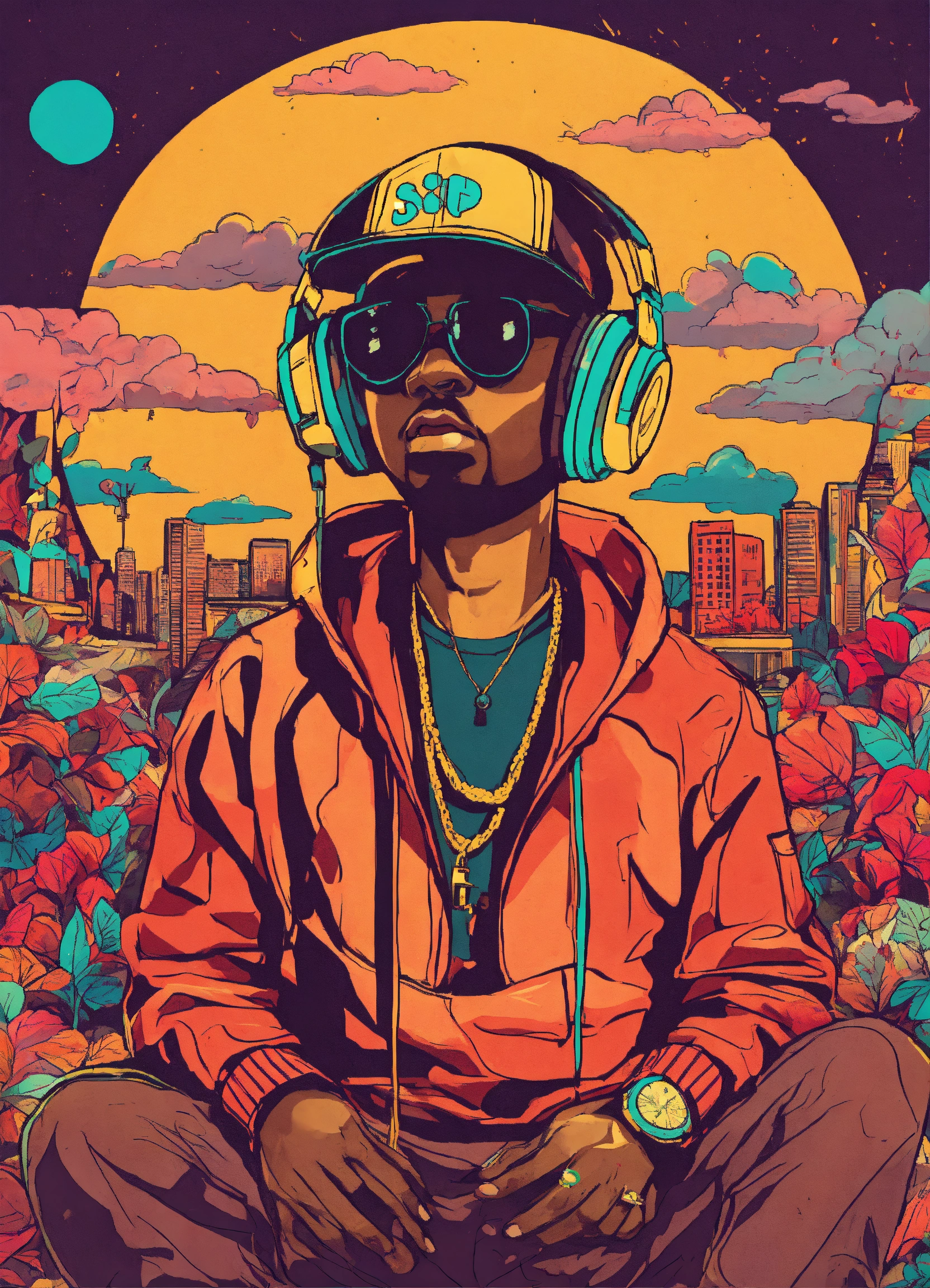 Lexica - Hip hop art style Mental health