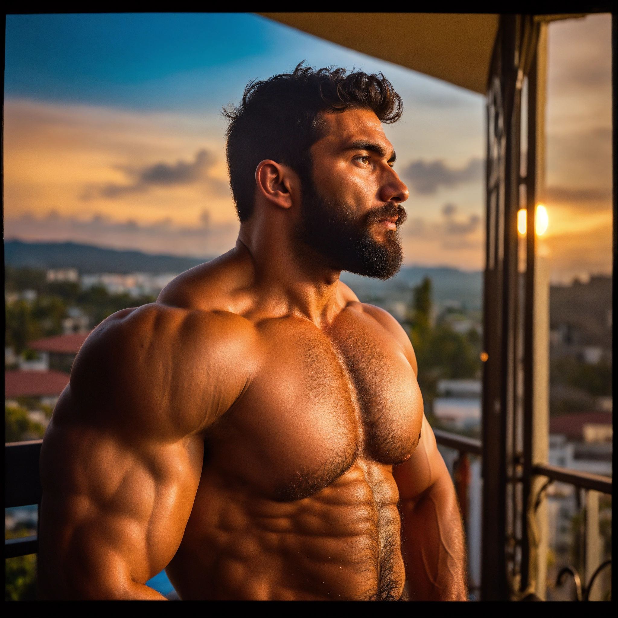 Lexica - 30-year-old hairy Costa Rican man with big muscles, big ...