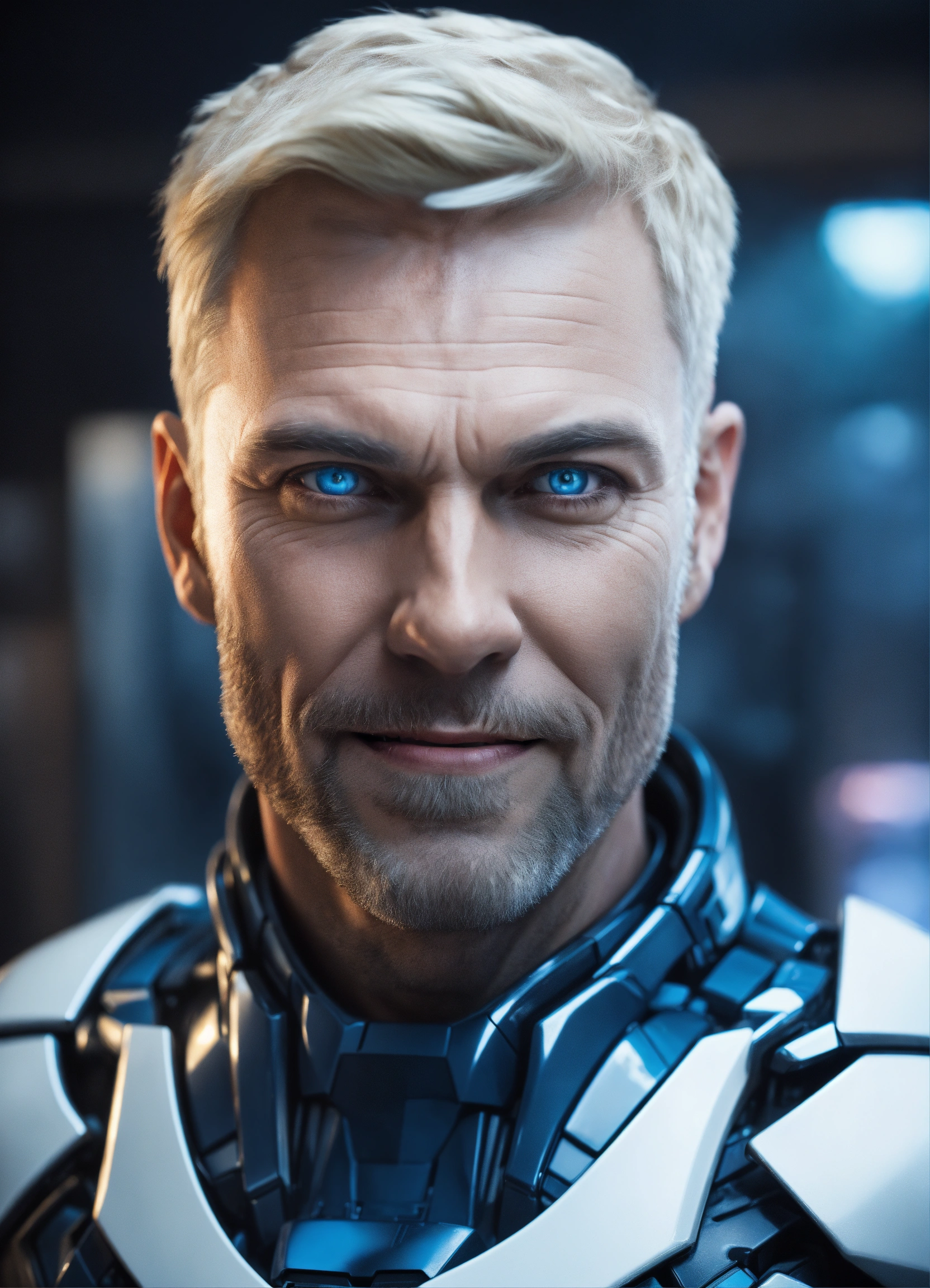 Lexica - A realistic photo of scary 45 years old scary man with deep ...