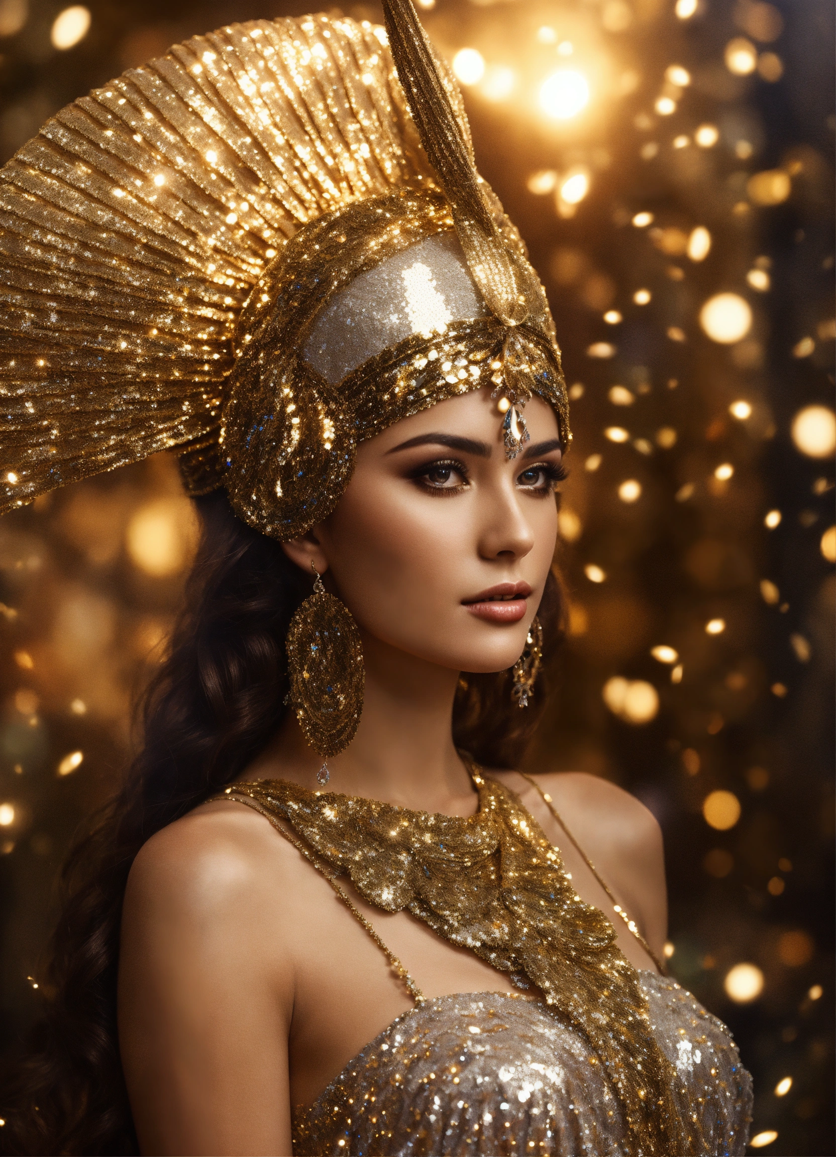 Lexica - Arabic beauty as Athena, goddess of beauty, wearing a ...