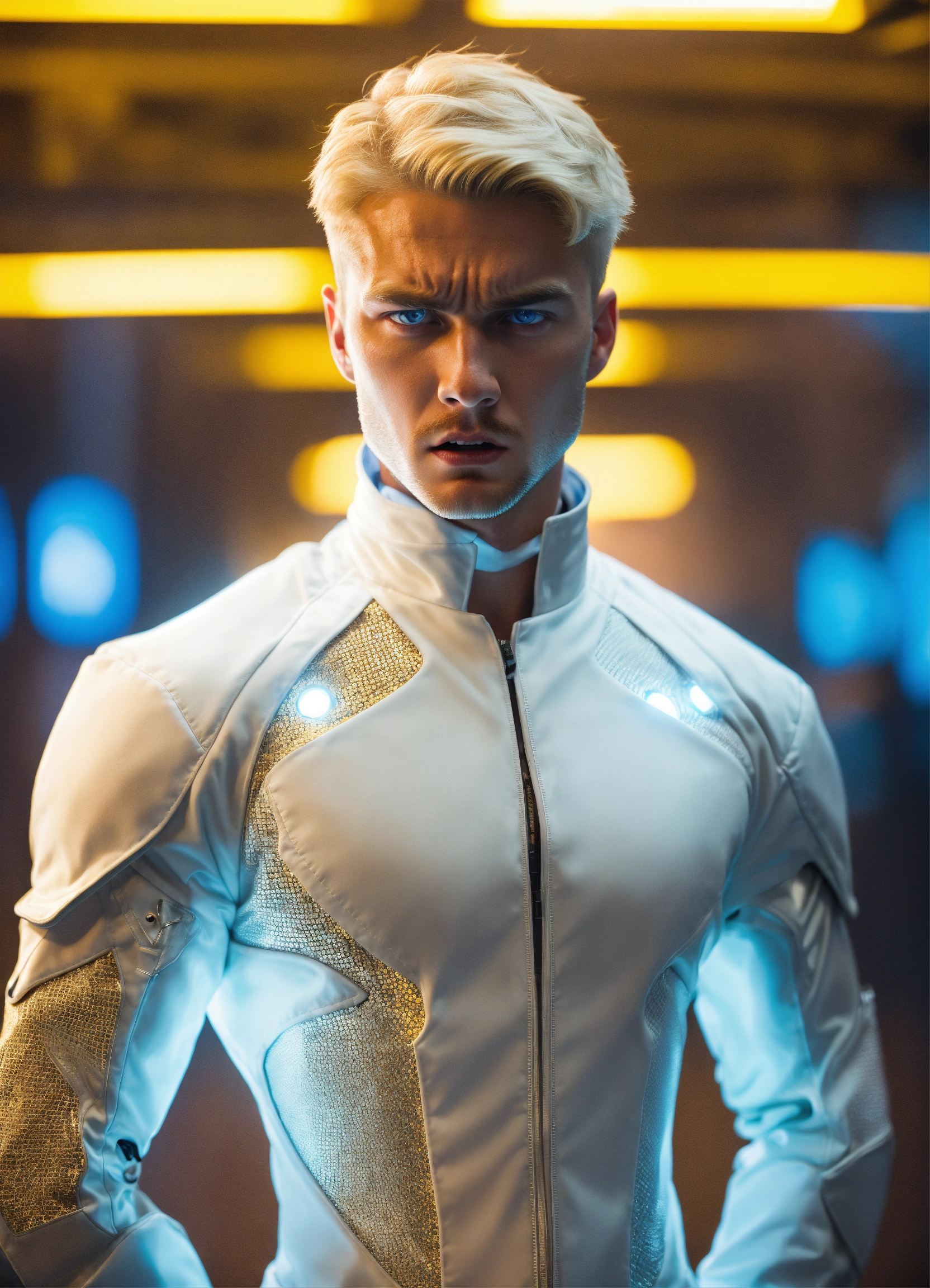 Lexica - A highly detailed photo of a white 23-year-old man, blonde ...