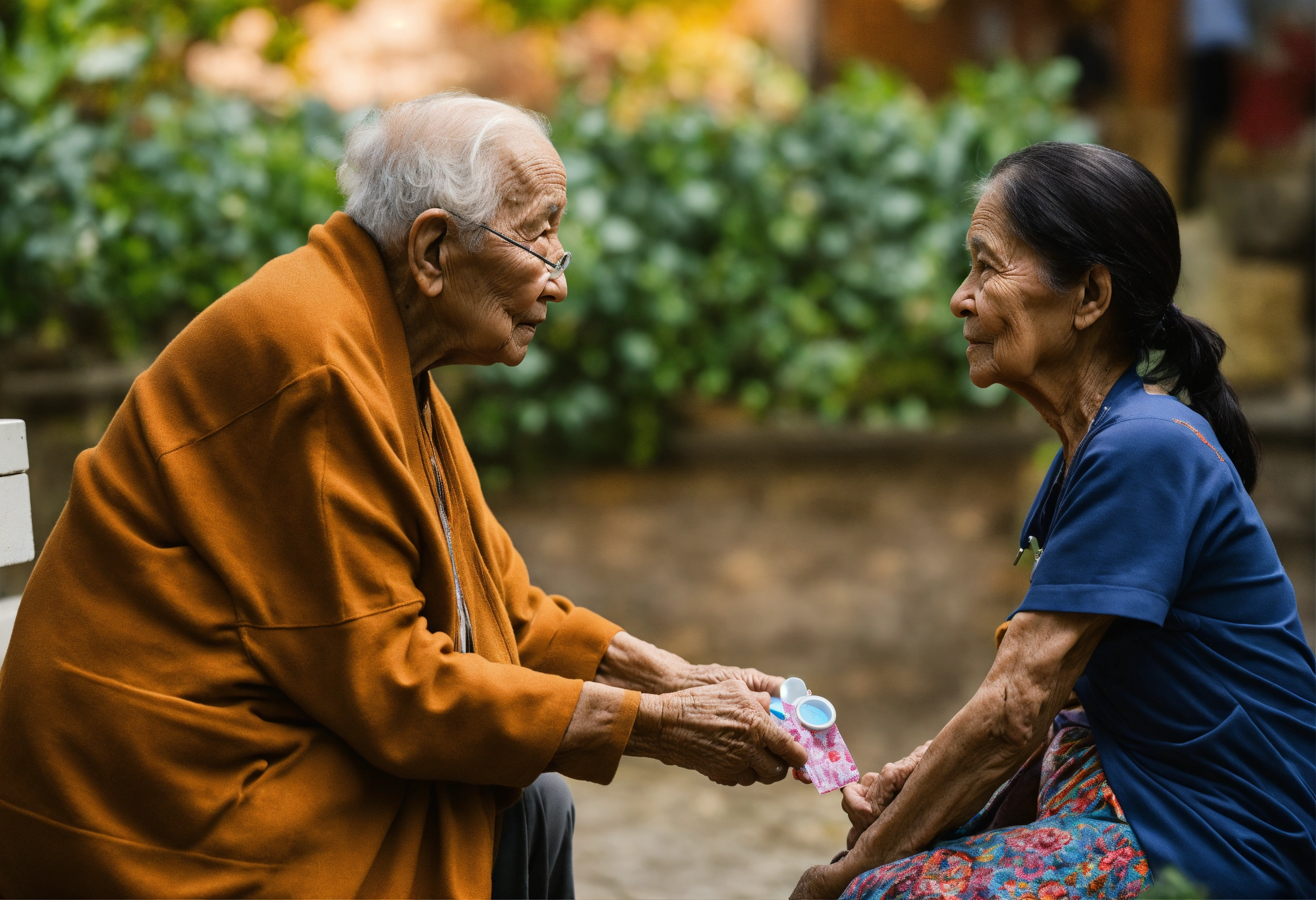 Lexica - A person kind towards elderly people