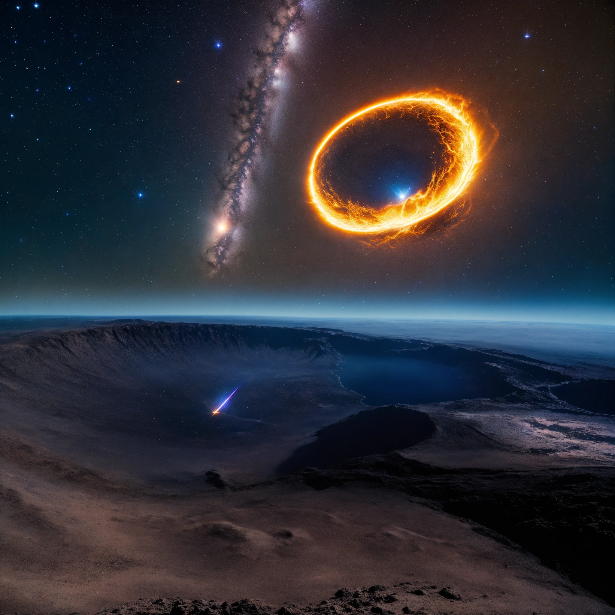 Lexica - A photograph capturing the mesmerizing beauty of a meteor ...